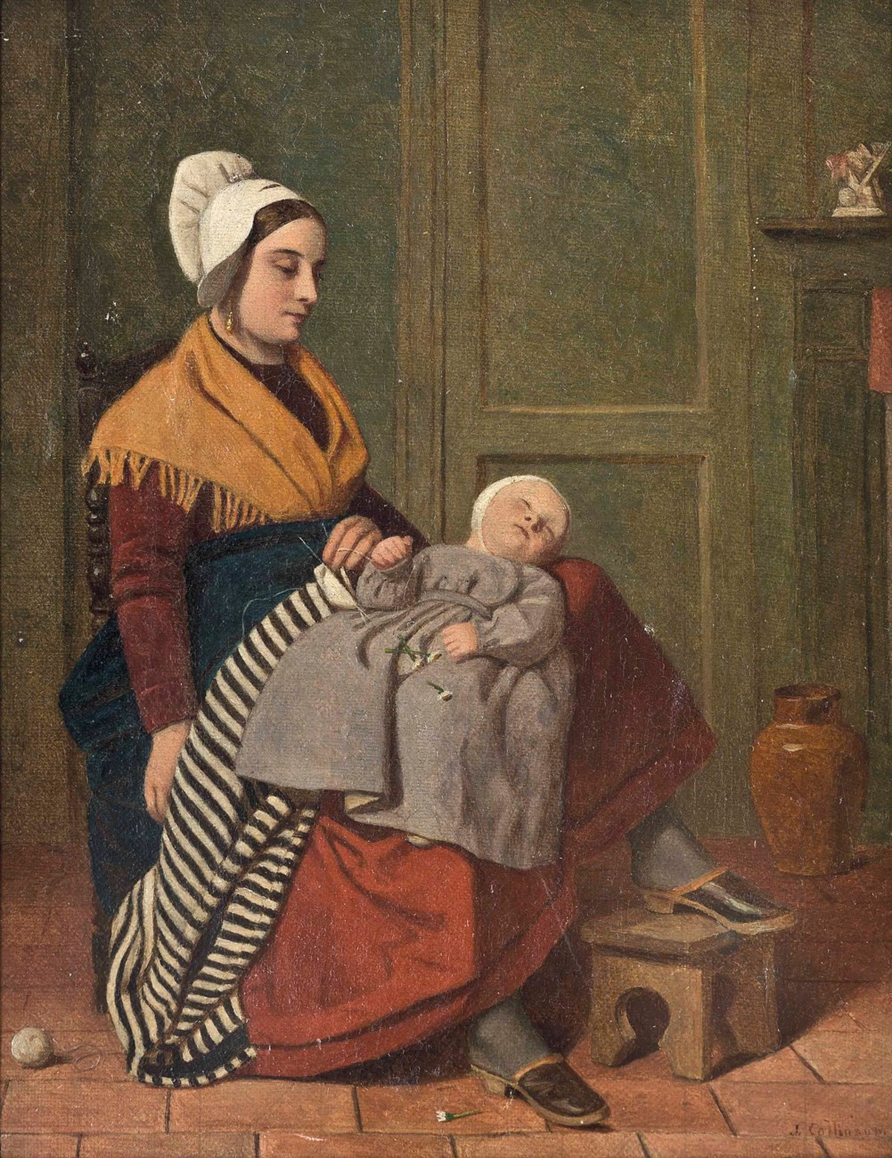 James Collinson (1825-1881), The young mother | Christie's