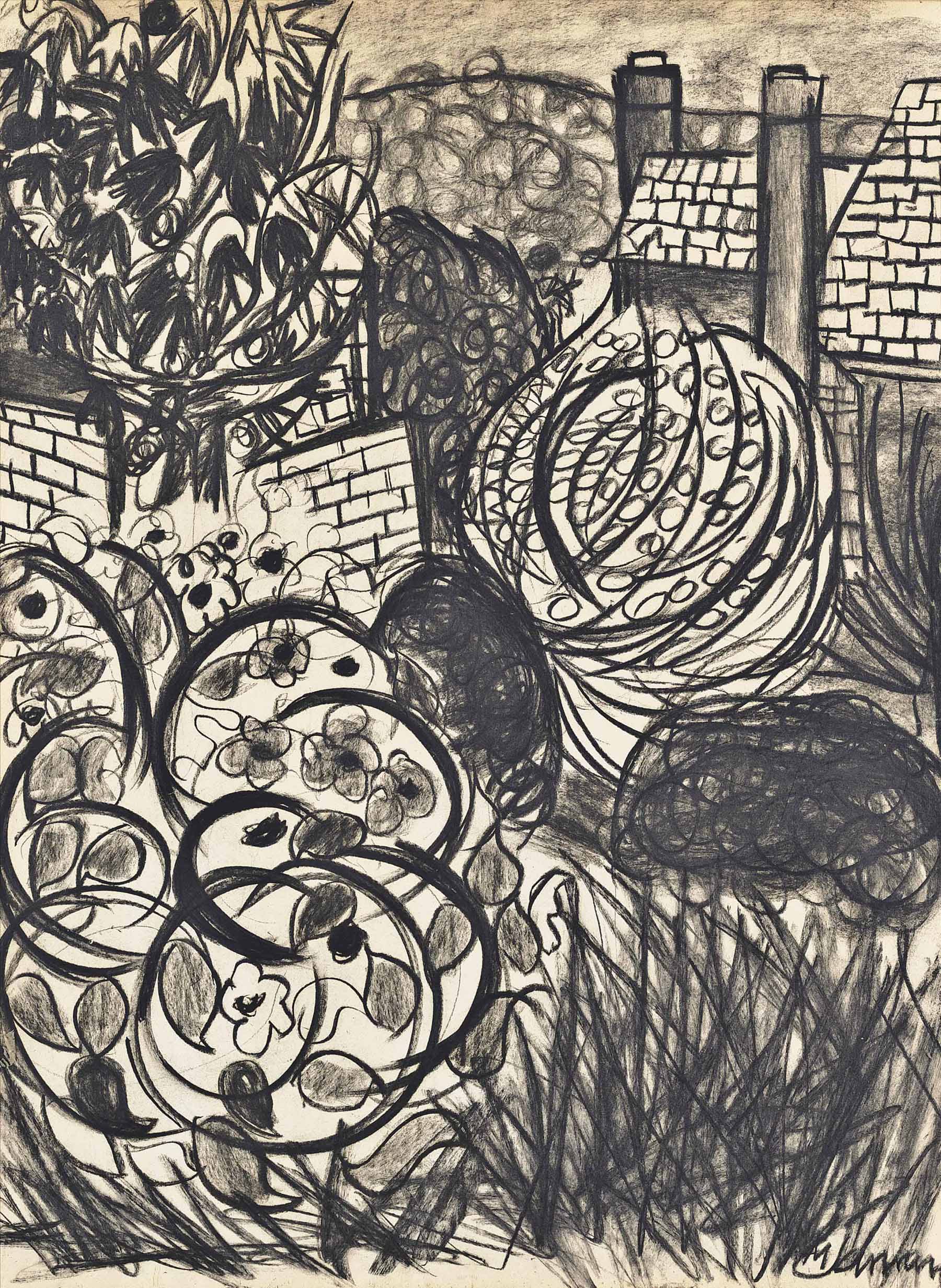 Derek Jarman (1942-1993) , View from a window | Christie's