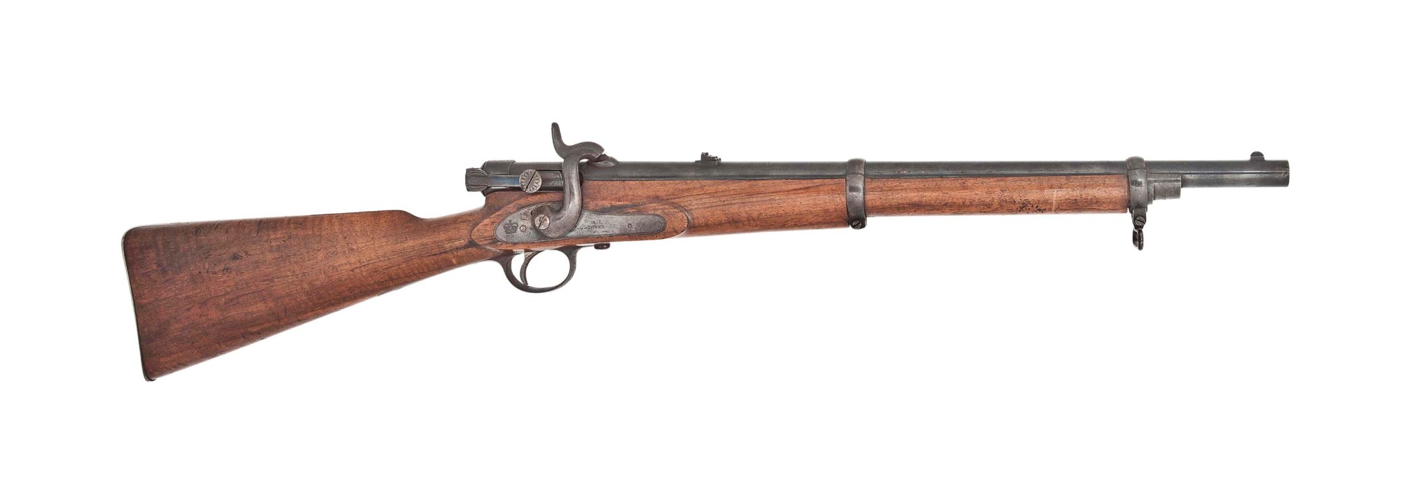 A FINE .577 TERRY'S PATENT BREECH-LOADING PERCUSSION SERVICE CARBINE ...