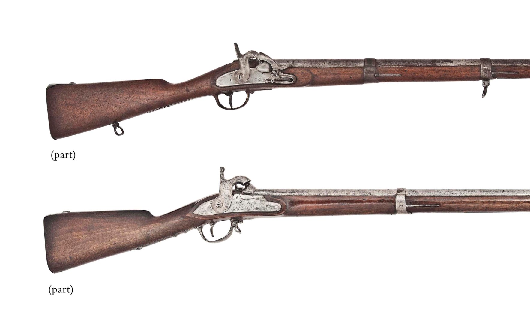 AN ITALIAN (PIEMONTESE) 17mm PERCUSSION SERVICE MUSKET, R. MANIF. DI ...