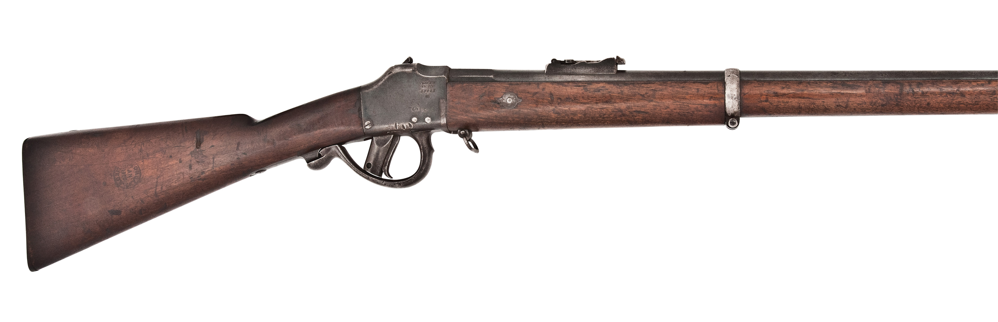 A BELGIAN 11mm COMBLAIN PATENT FALLING-BLOCK SERVICE RIFLE , G. MORDANT ...
