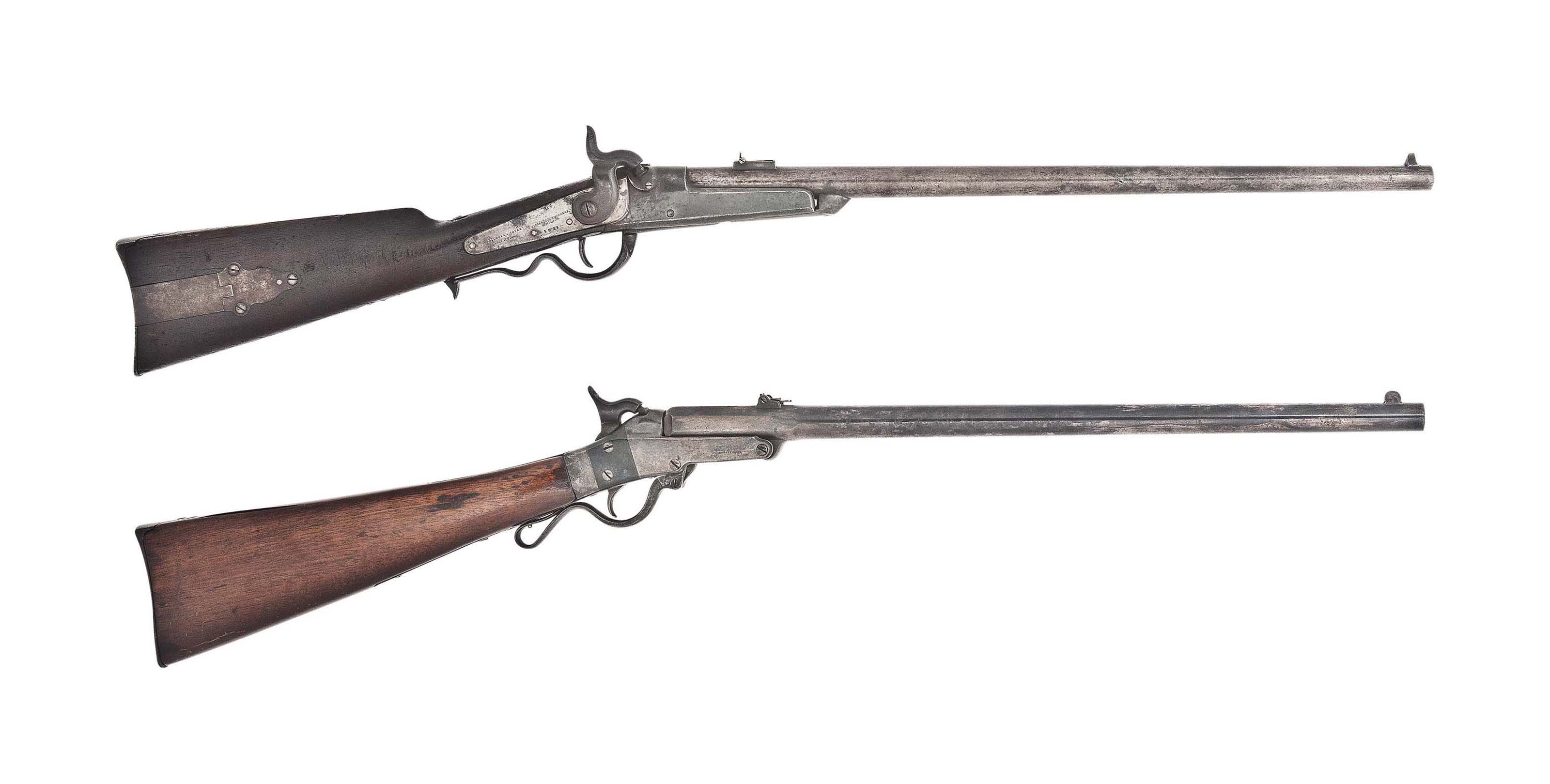 A U.S. .50 GALLAGER PATENT BREECH-LOADING PERCUSSION SERVICE CARBINE