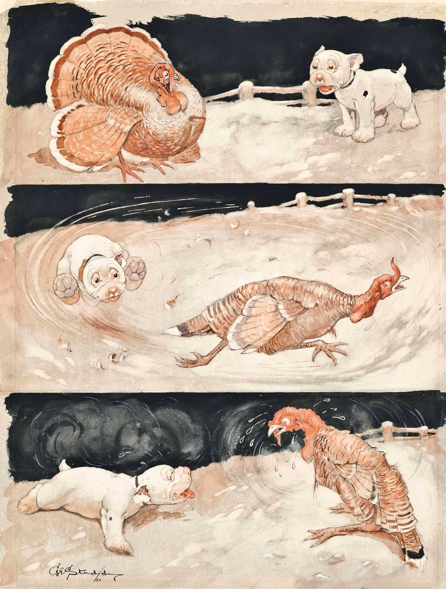 George Ernest Studdy (1878-1948), Spoilt for the market | Christie's