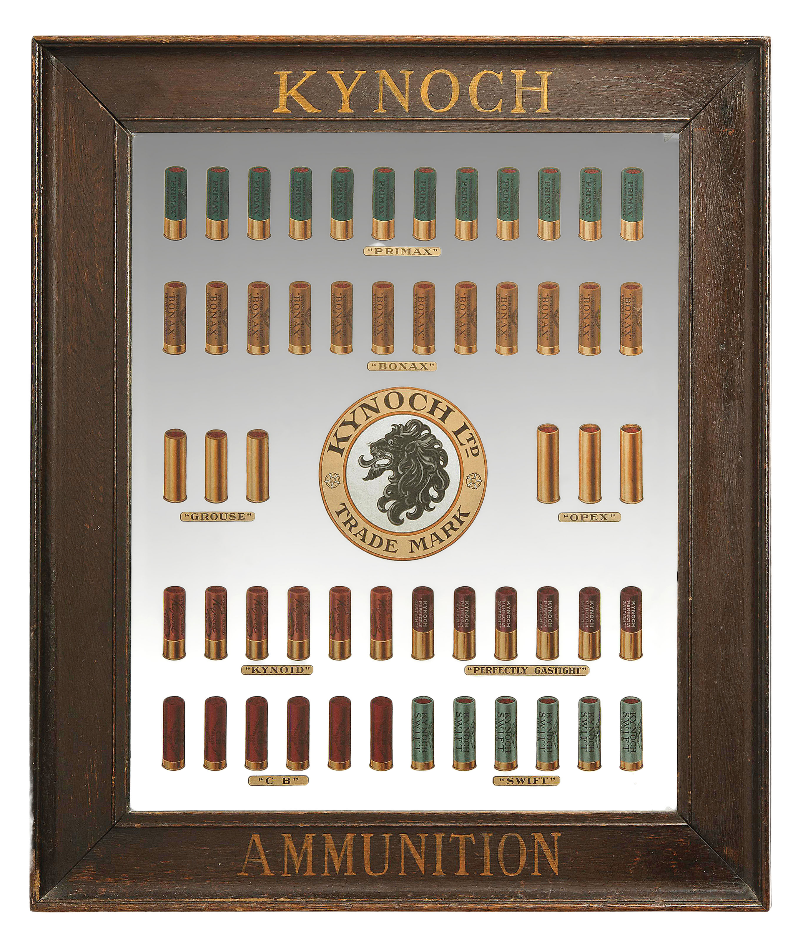 A KYNOCH CARTRIDGE DISPLAY-MIRROR, EARLY 20TH CENTURY | Christie’s