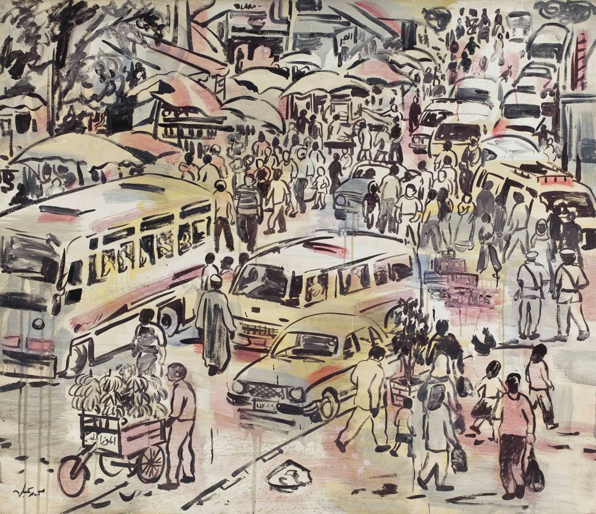 Mohammed Abla (Egyptian, b. 1953) , Untitled | Christie's