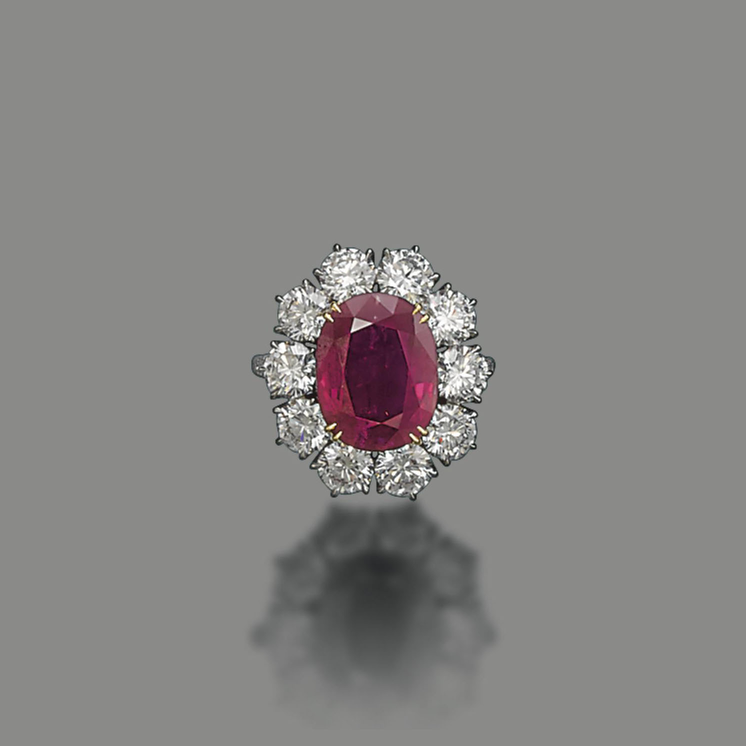A BELLE ÉPOQUE RUBY AND DIAMOND RING, BY BOUCHERON | Christie's
