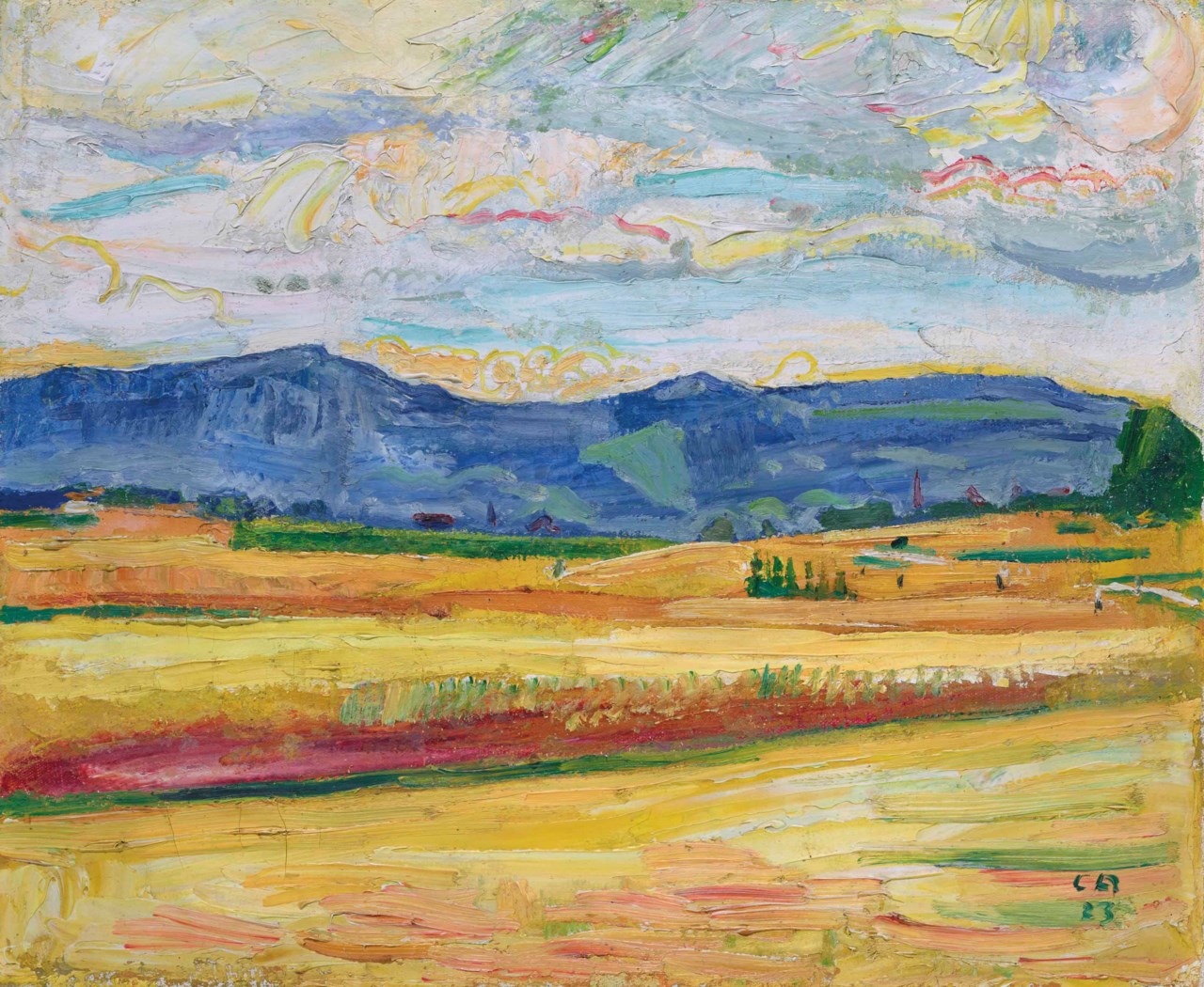 CUNO AMIET (1868-1961) , Blick auf Weissenstein, 1923 | Christie's