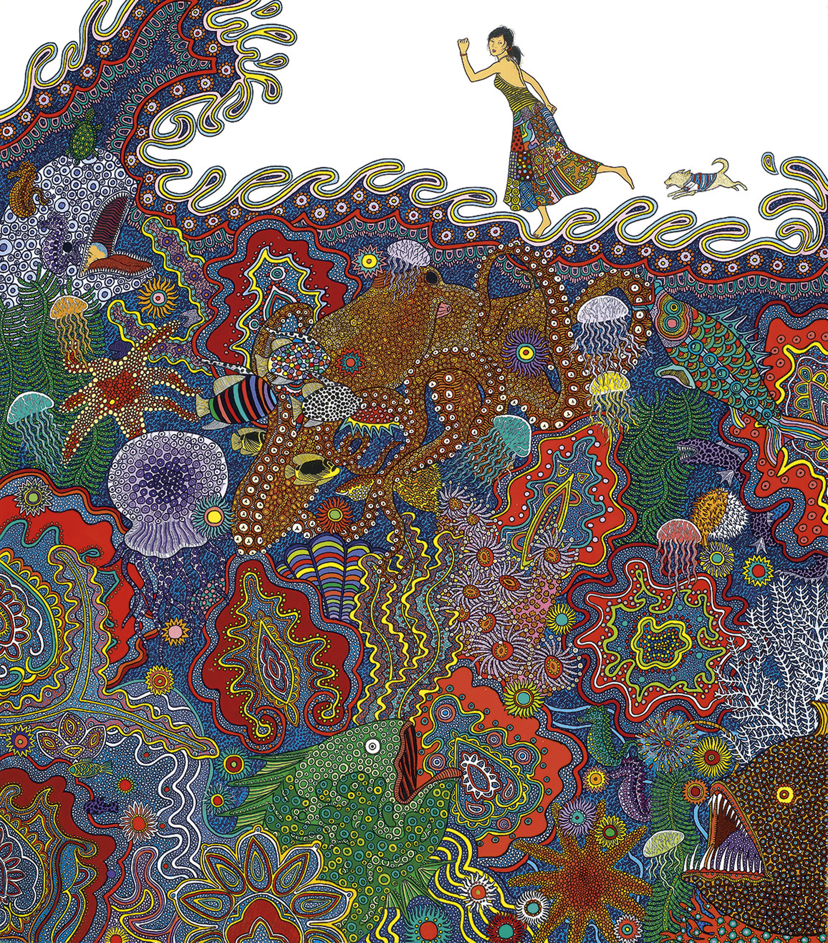 CHEN FEI (Chinese, B. 1983) , Deep in the Lucky Ocean | Christie's