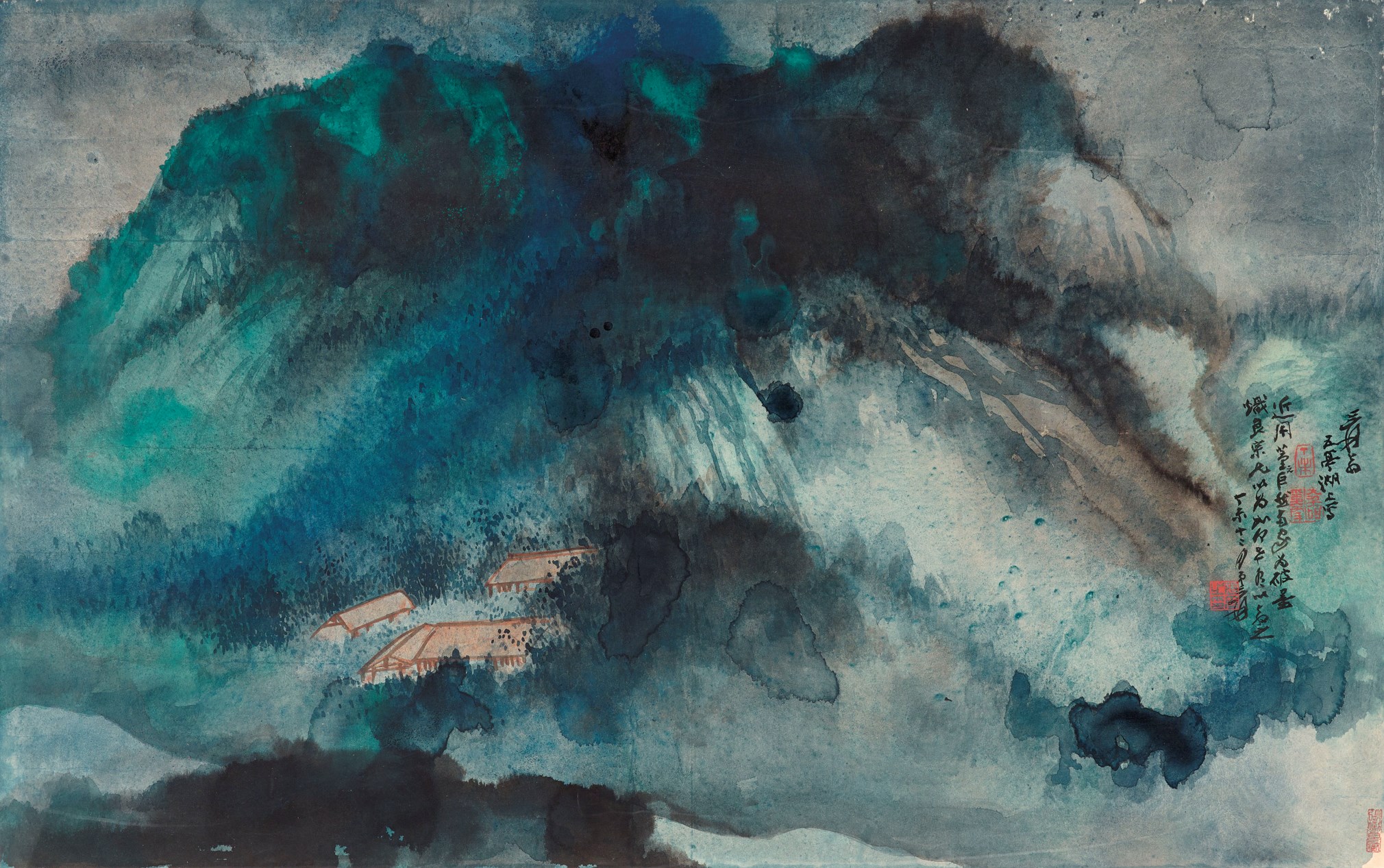 ZHANG DAQIAN (1899-1983) , Lake of Five Pavilions | Christie's