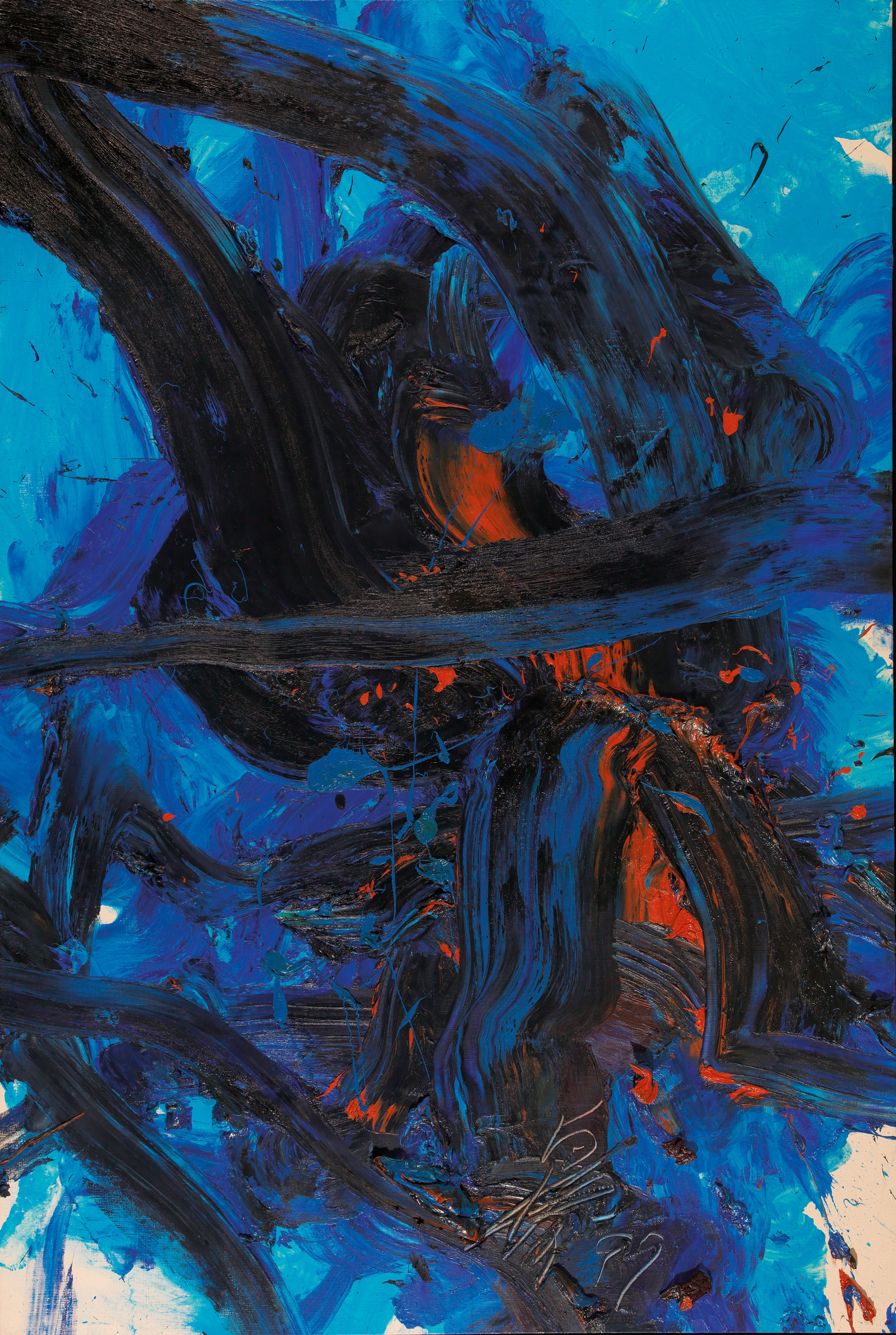 KAZUO SHIRAGA (1924-2008) , Kaien | Christie's