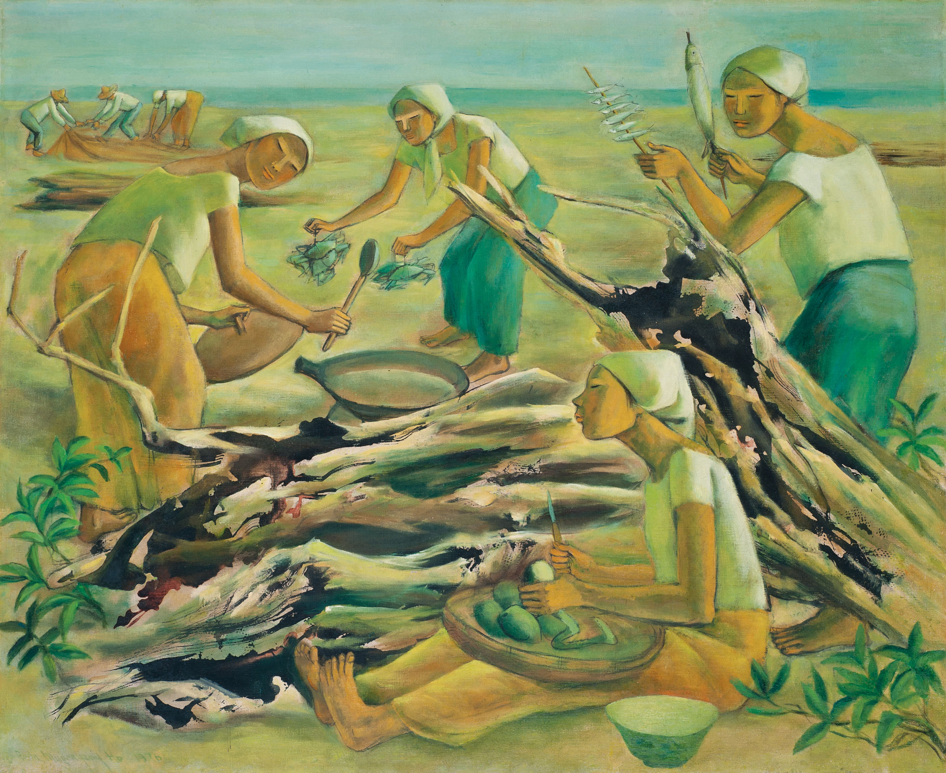 Vicente Manansala Mother And Child