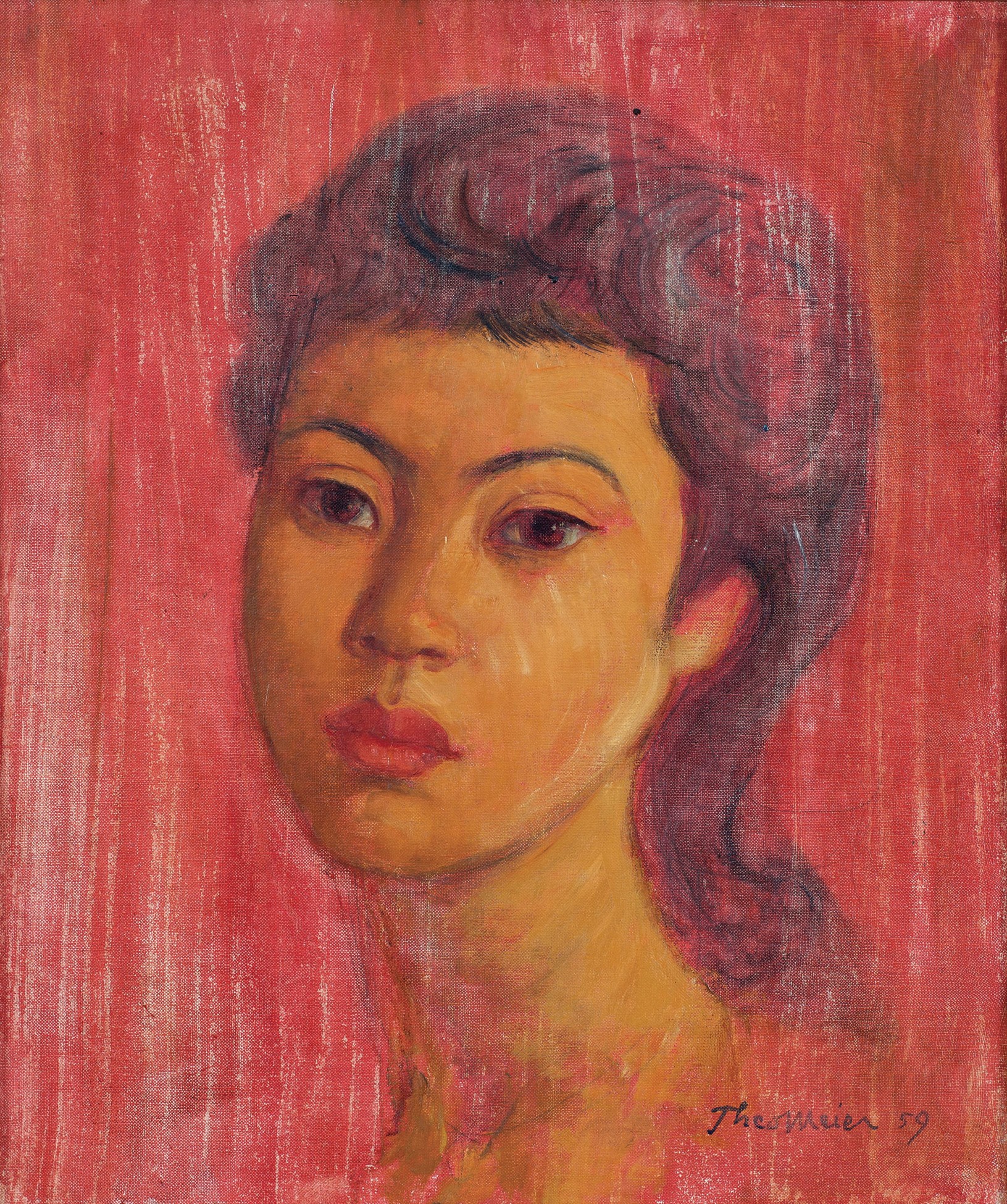 THEO MEIER (1908-1982) , PORTRAIT OF BAHNG | Christie's