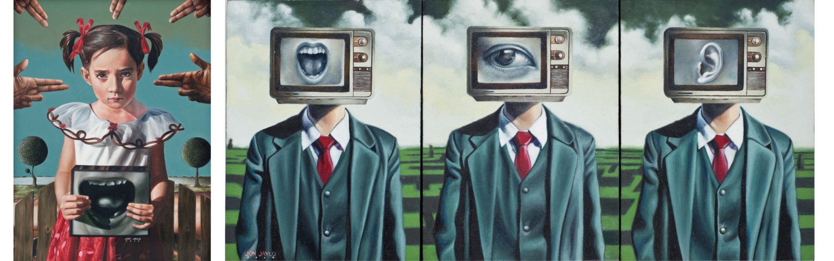 JON JAYLO (B.1975) , Architects of the Unreal; & Let My Own Dreams Come ...