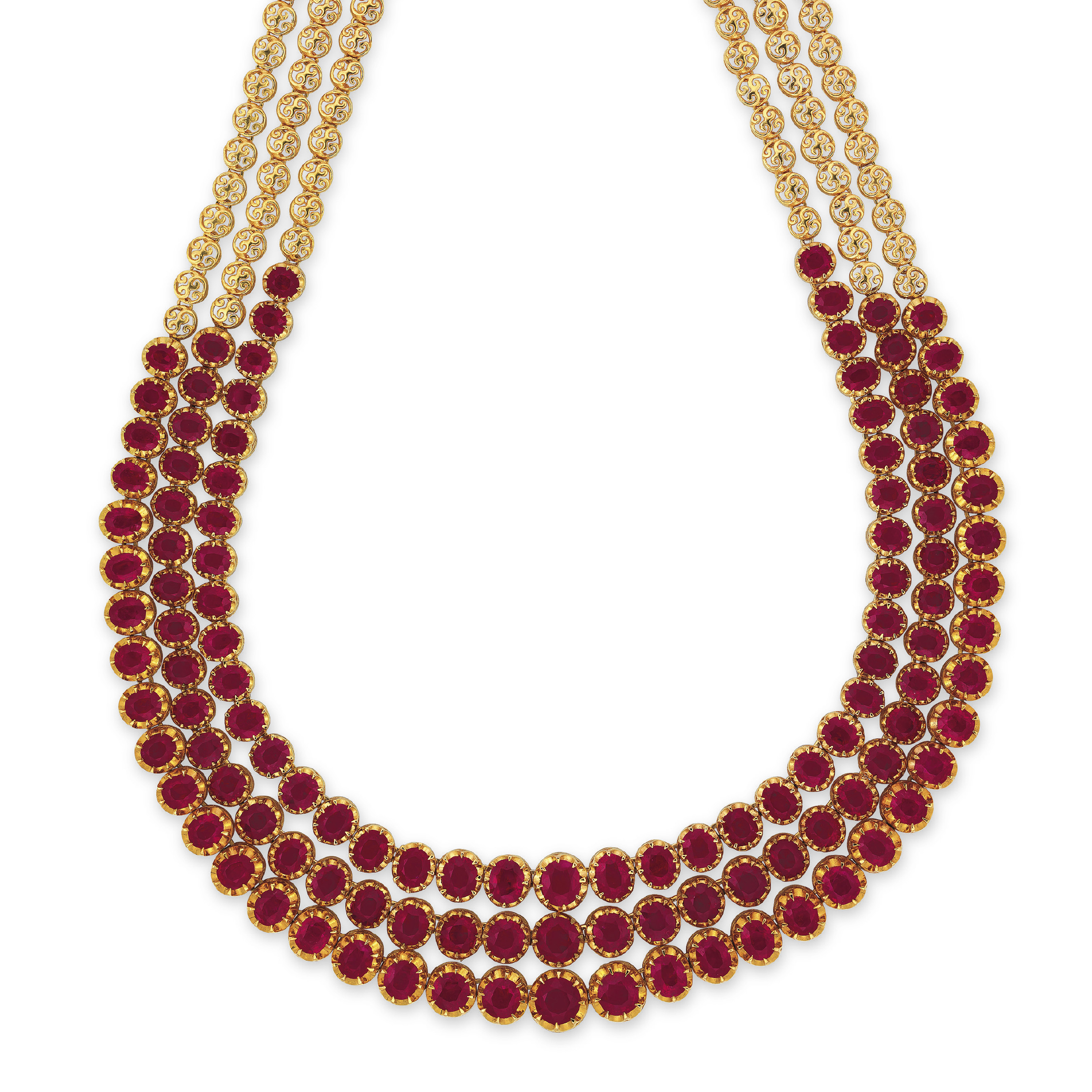 THREE RUBY NECKLACES | Christie's