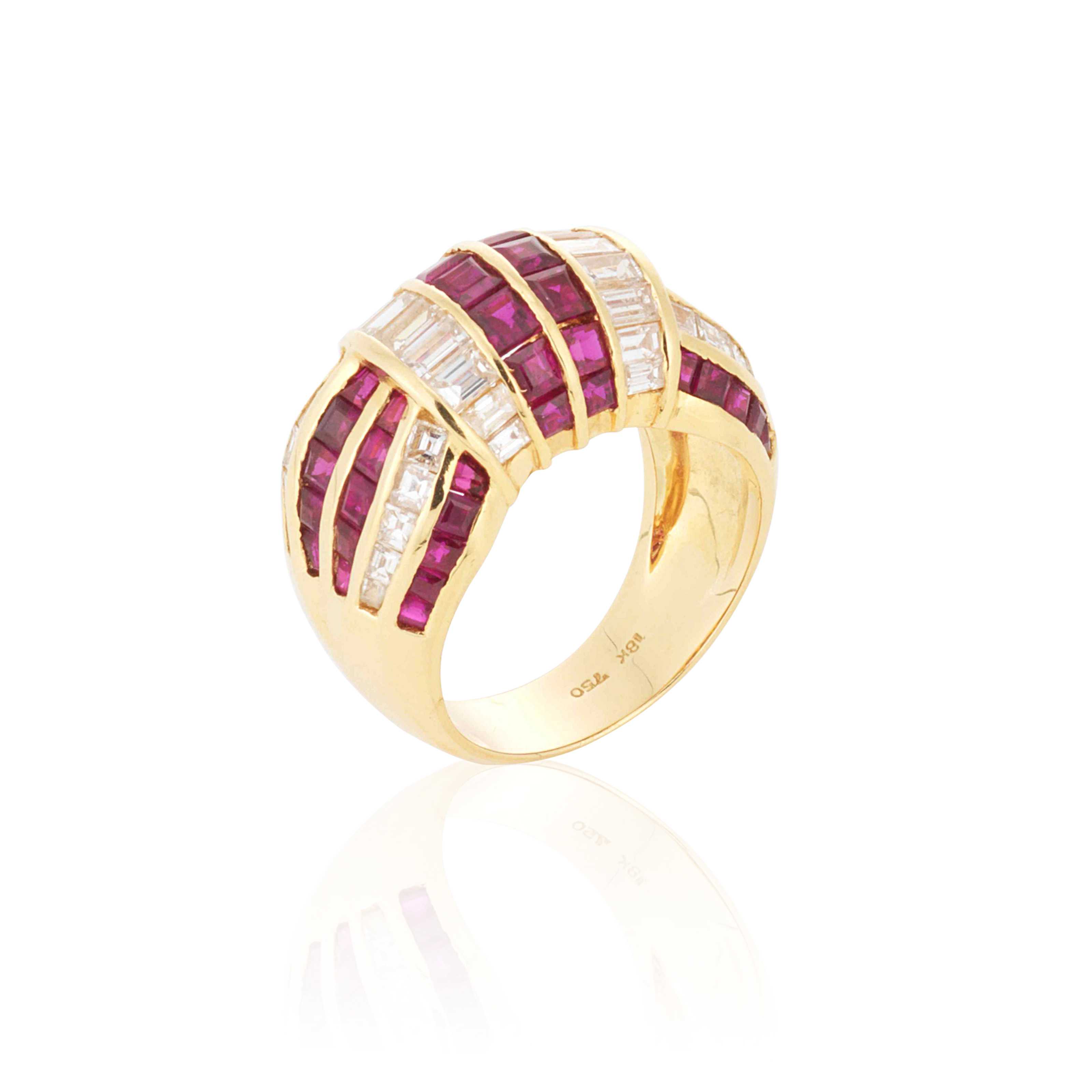 A RUBY AND DIAMOND RING, | Christie’s