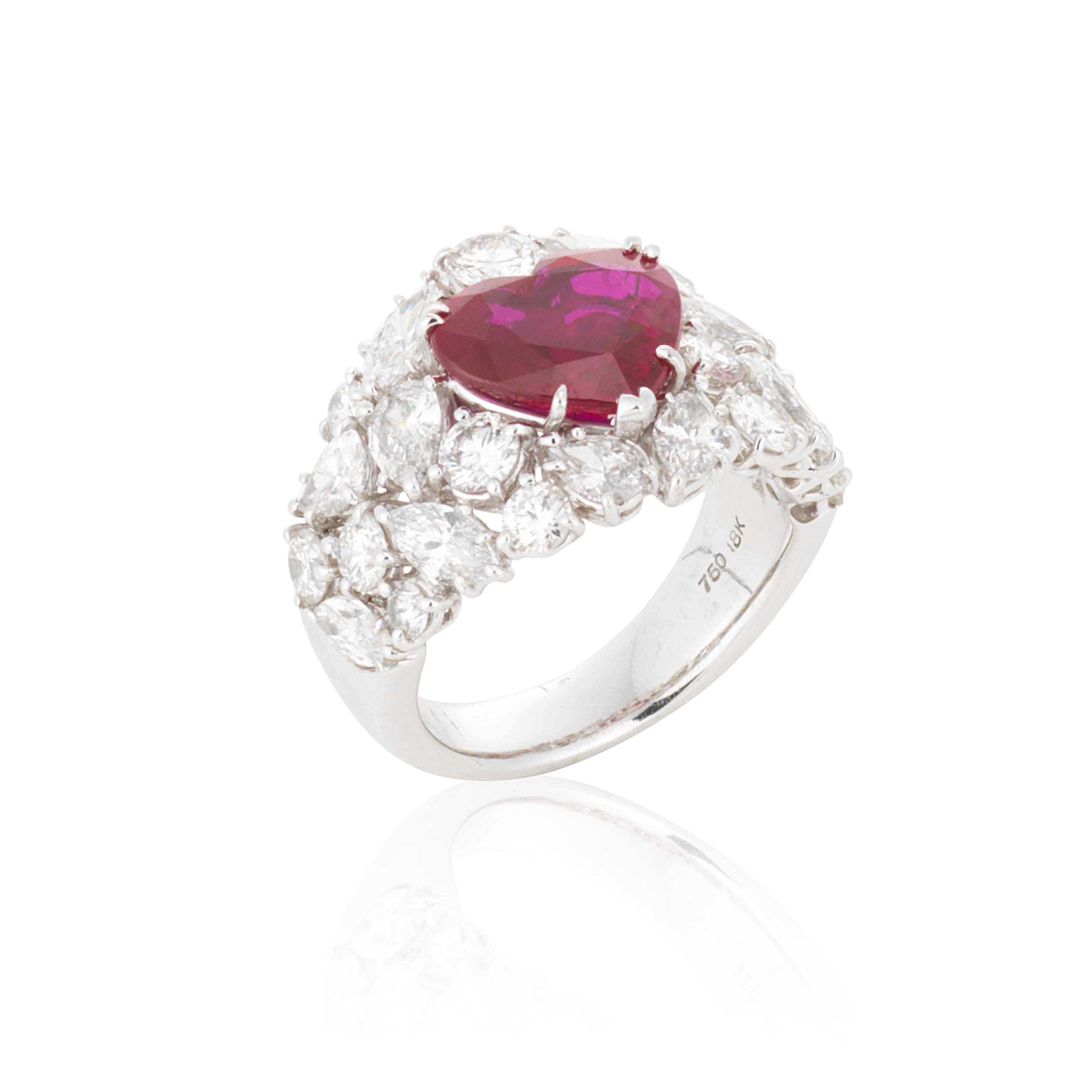 A RUBY AND DIAMOND RING, | Christie’s