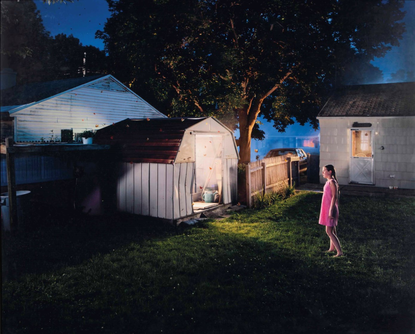 GREGORY CREWDSON (American, B. 1962) , Untitled (Butterflies and Shed ...