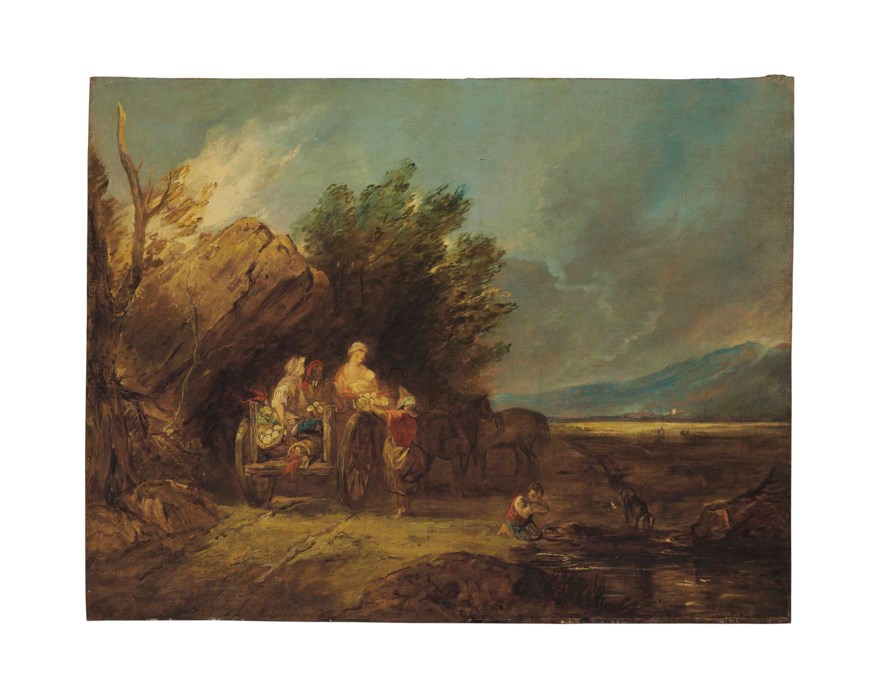 Thomas Barker of Bath (Pontypool 1769-1847 Bath) , The Market Cart ...