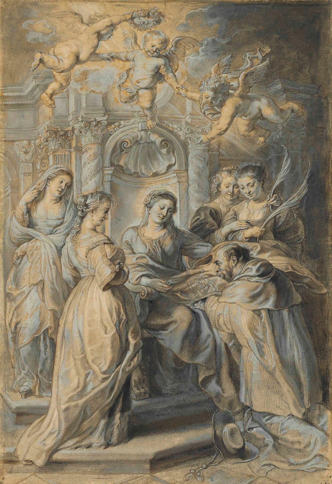 Sir Peter Paul Rubens (Siegen 1577-1640 Antwerp) extensively reworking ...