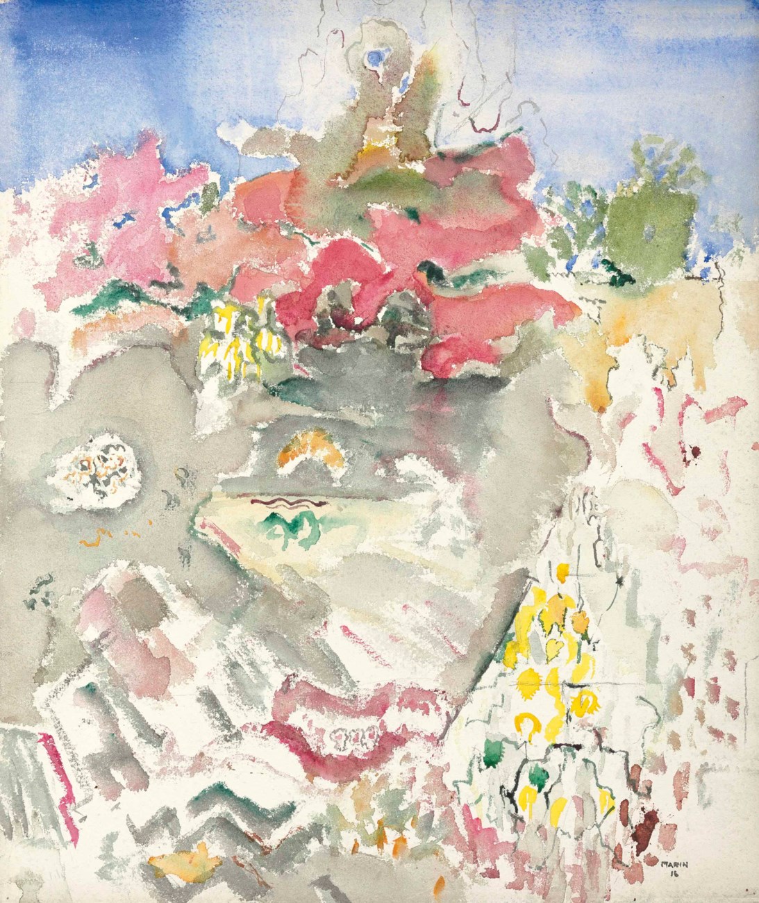 John Marin (1870-1953) , Landscape | Christie's