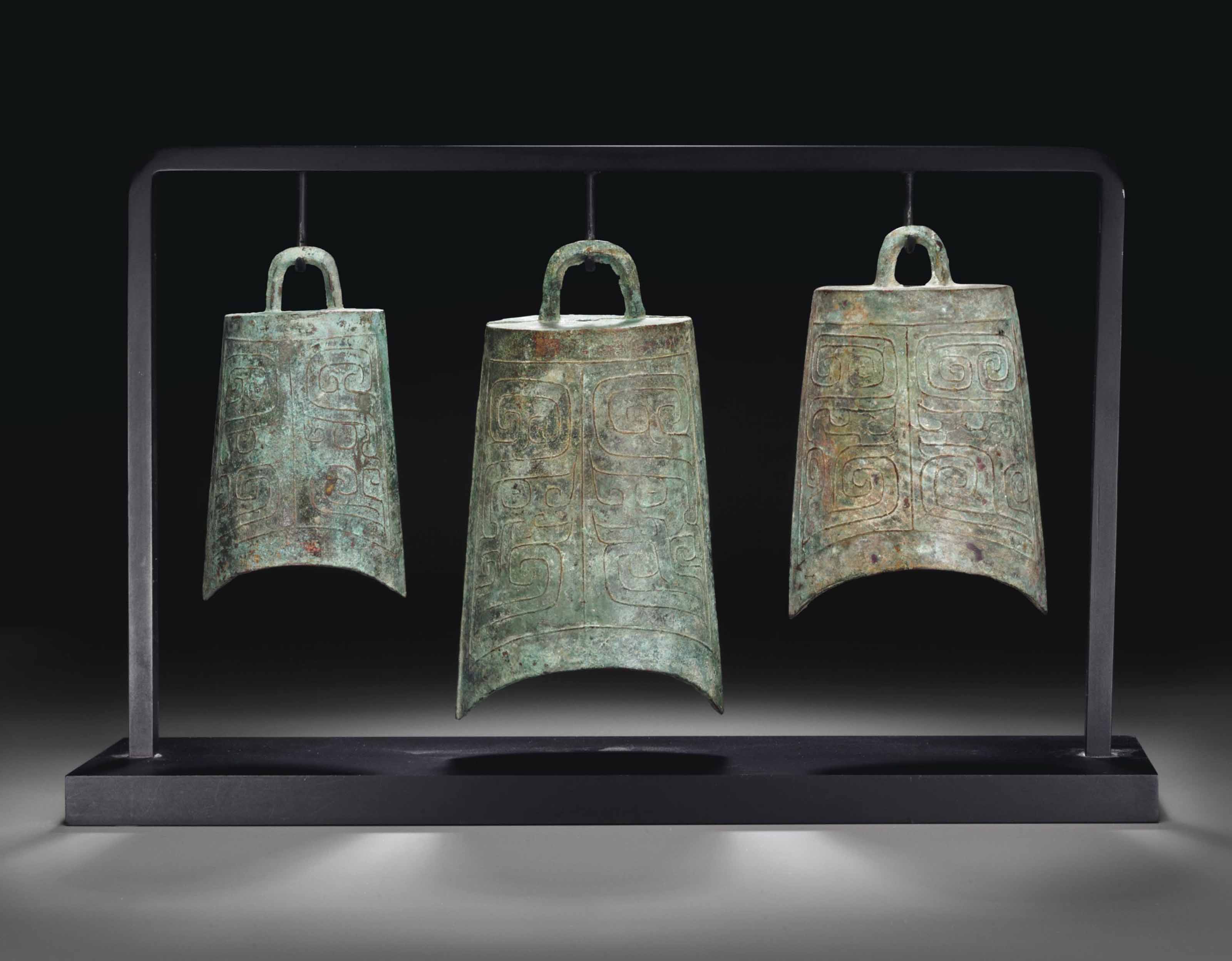 Ancient Chinese Bronze Bell Christies China Religious Sculpture