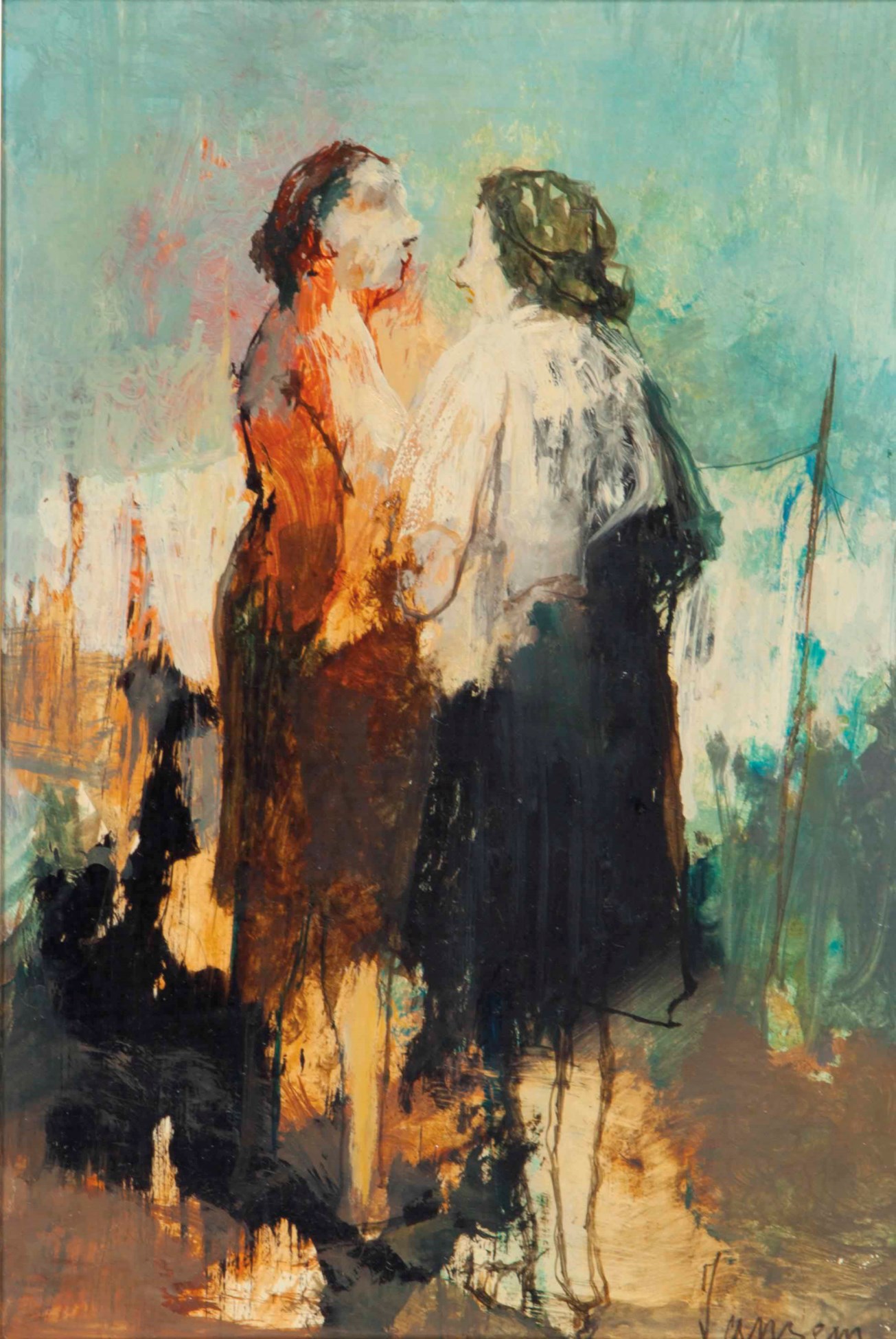 Jean Jansem (French, 1920-2013) , Deux femmes | Christie's