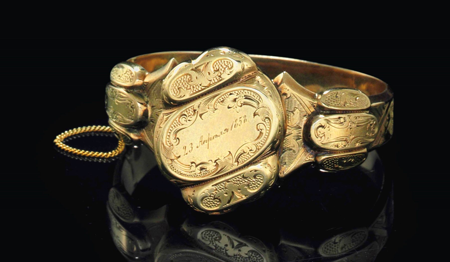 A GOLD BRACELET , BY GUSTAV FABERGÉ, ST. PETERSBURG, MID-19TH CENTURY ...