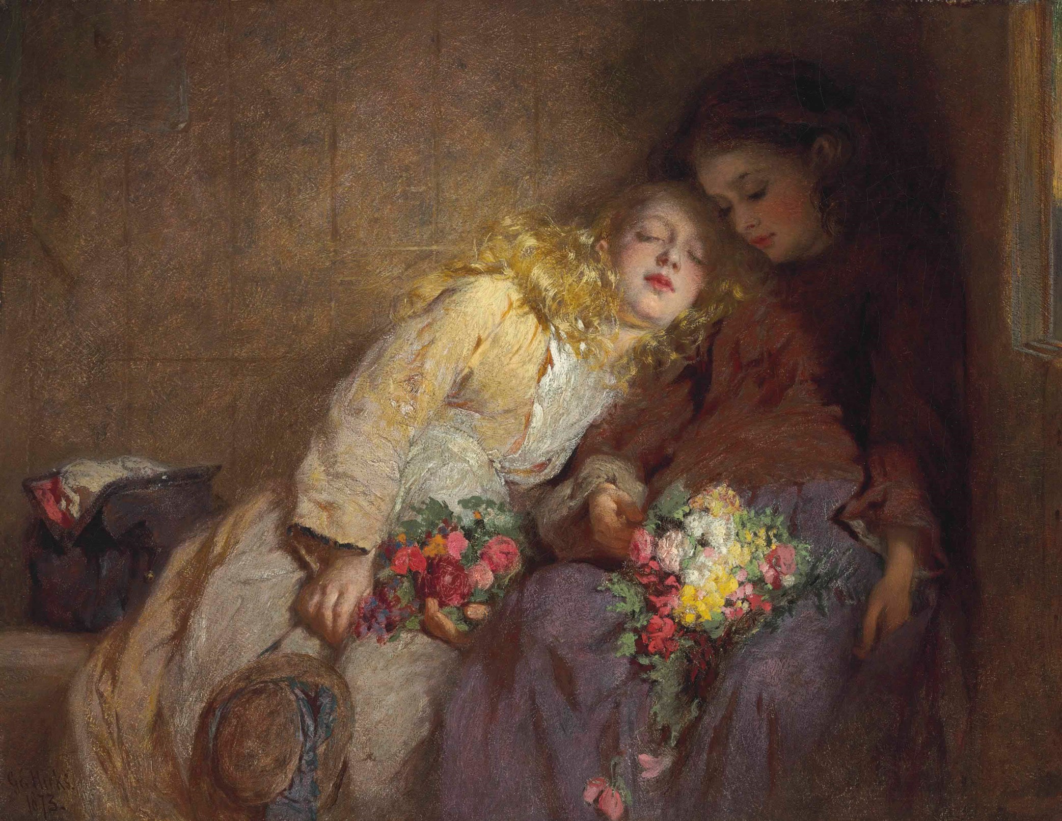 George Elgar Hicks, R.B.A. (British, 1824-1914) , The Return Home ...