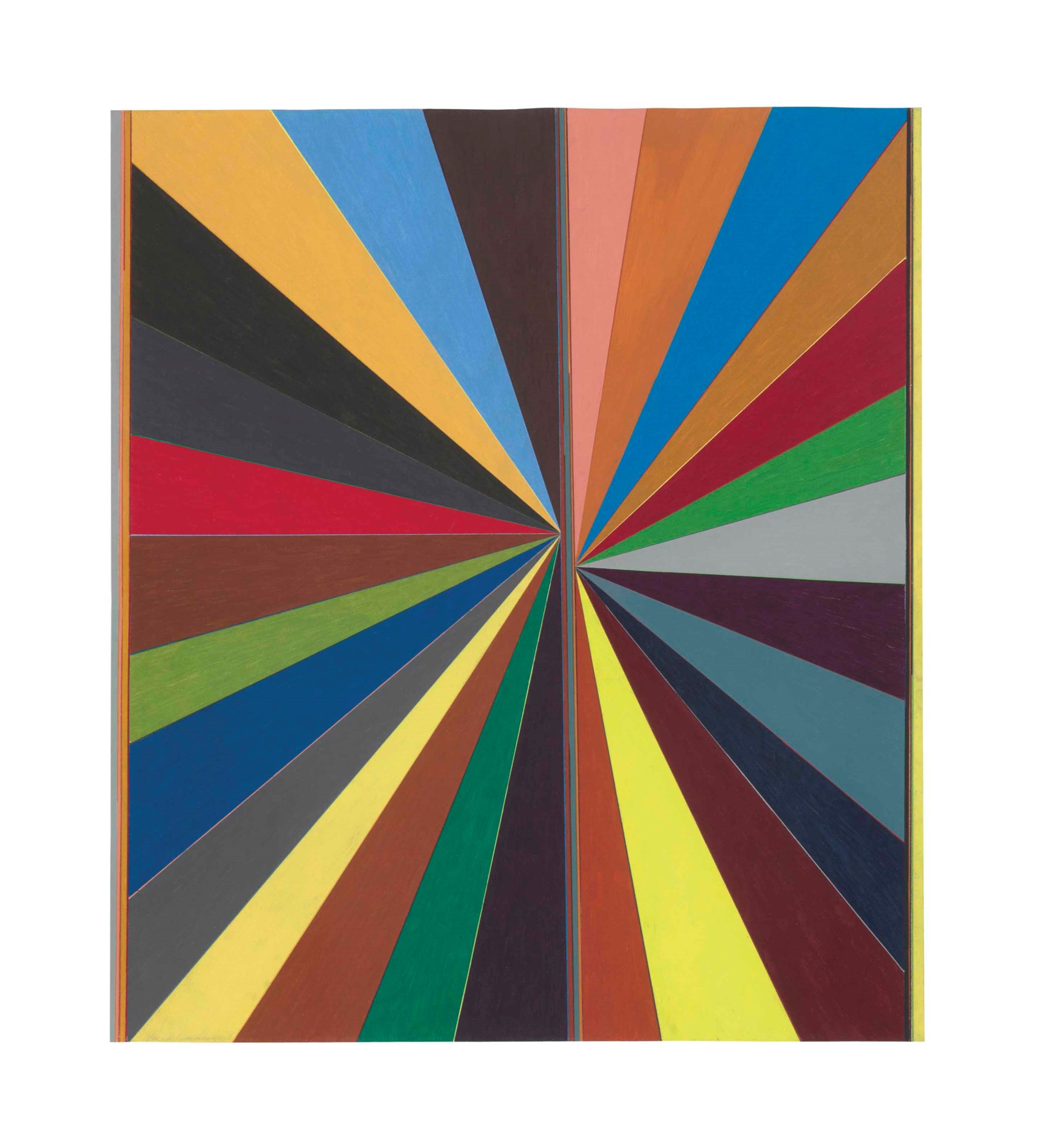Mark Grotjahn (b. 1968) , Untitled (Full Colored Butterfly) | Christie's