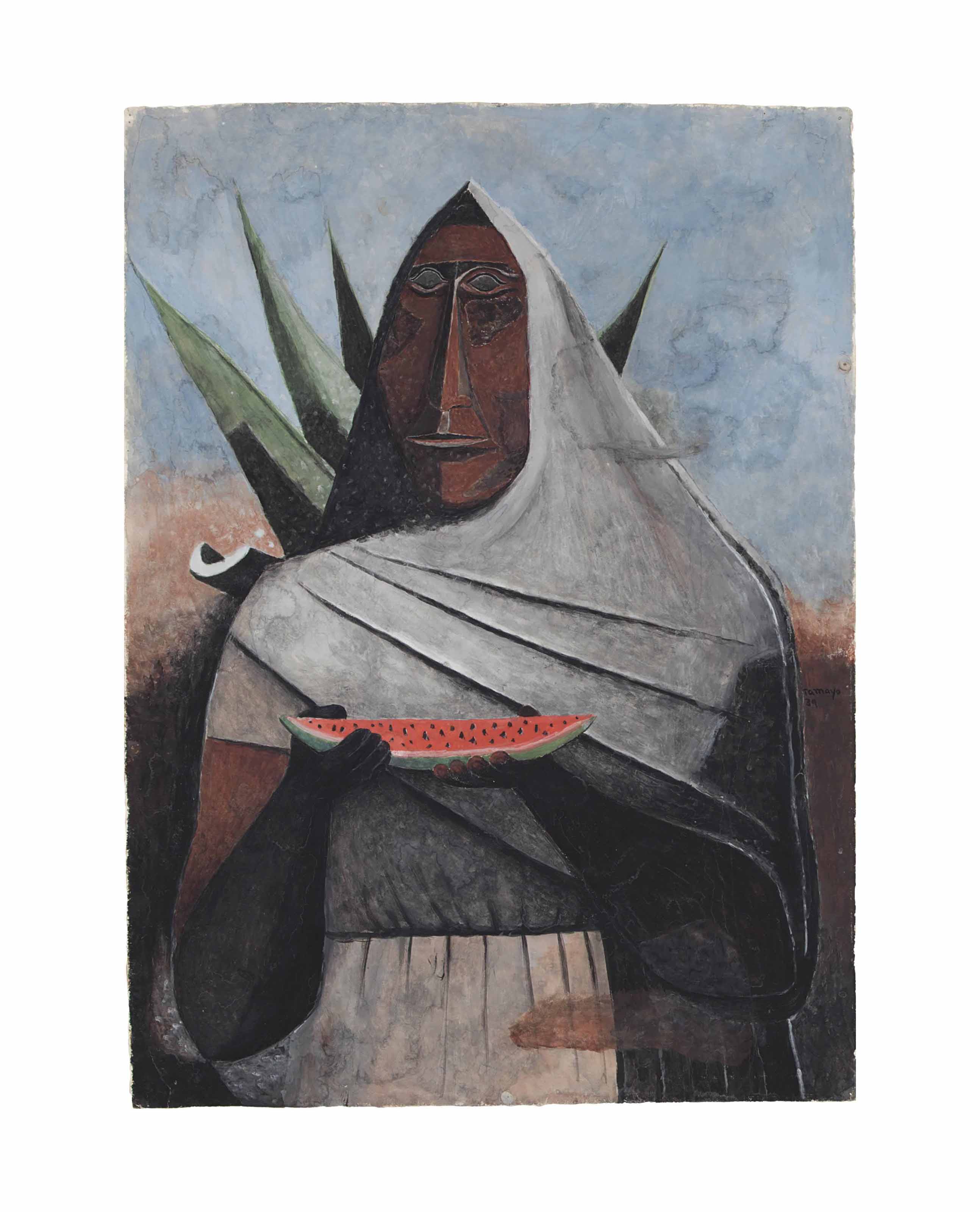 Rufino Tamayo (Mexican 1899-1991) , Mujer con sandía | Christie's