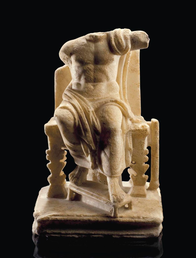 A ROMAN MARBLE SEATED JUPITER , CIRCA 1ST-2ND CENTURY A.D. | Christie's