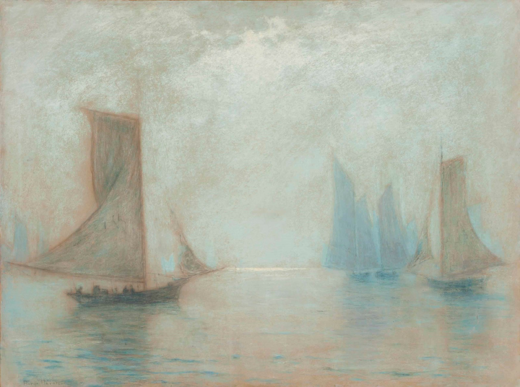 Birge Harrison (American, 1854-1929), Blue Sails | Christie's
