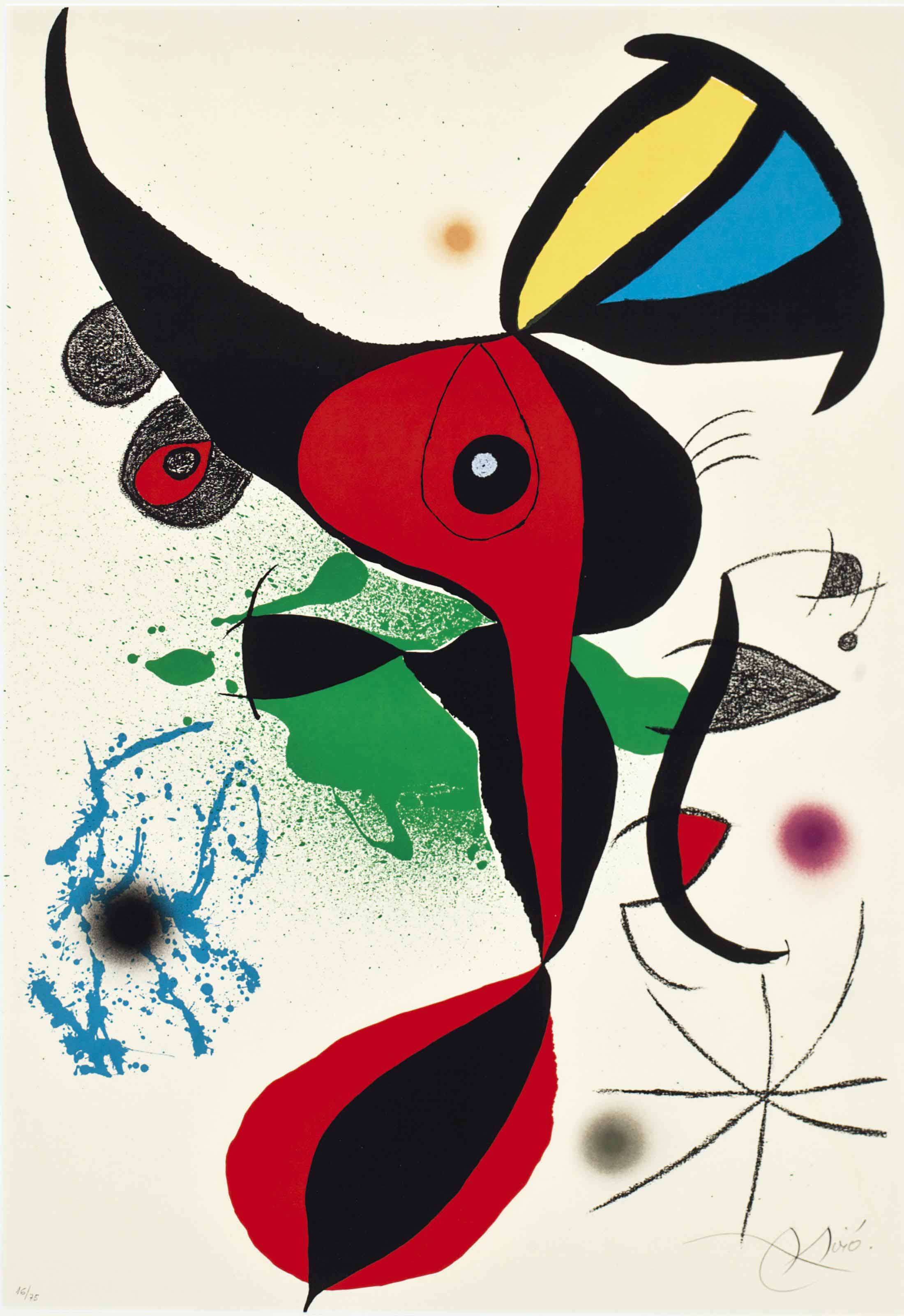 JOAN MIRO (1893-1983) , Oda a Joan Miró : one print | Christie's