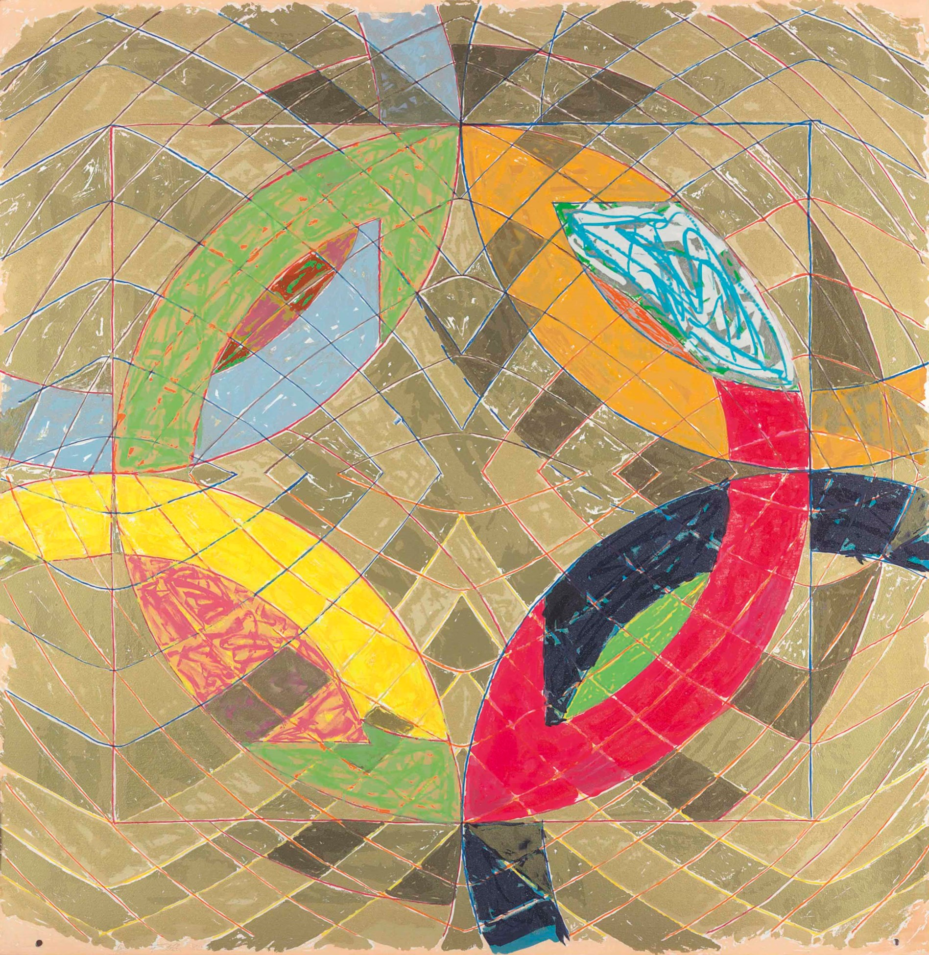 FRANK STELLA (b. 1936) , Polar Co-Ordinates VI | Christie's