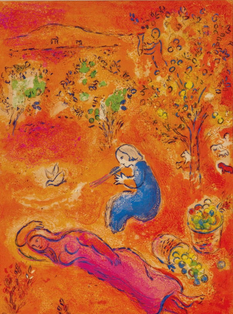 Marc Chagall (1887-1985) , Noon, in Summer, from Daphnis and Chloe (M ...