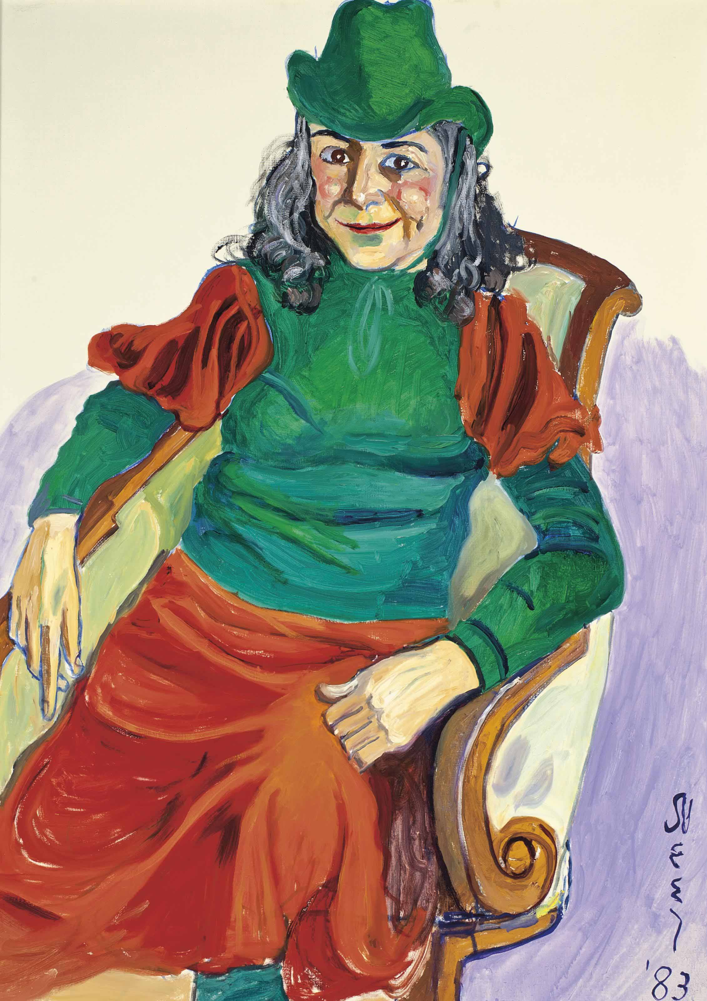 Alice Neel (1900-1984) , Portrait of Vivien Leone | Christie's