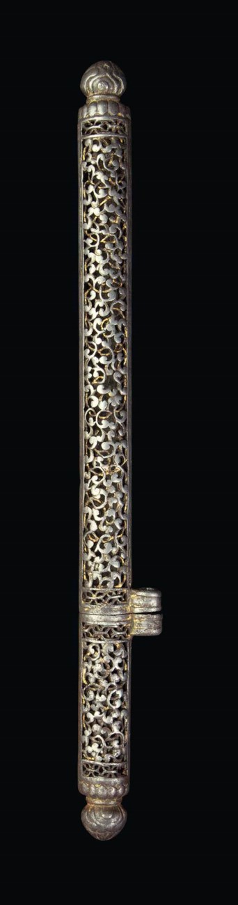 An openwork iron pen case, TIBET, 17TH CENTURY | Christie's