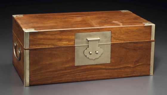 A HUANGHUALI BOX, HE, 18TH CENTURY | Christie's