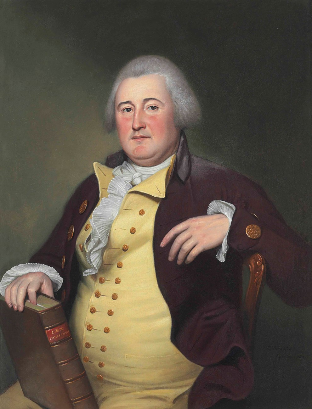 Charles Willson Peale (1741-1827), Portrait of a Gentleman, possibly ...