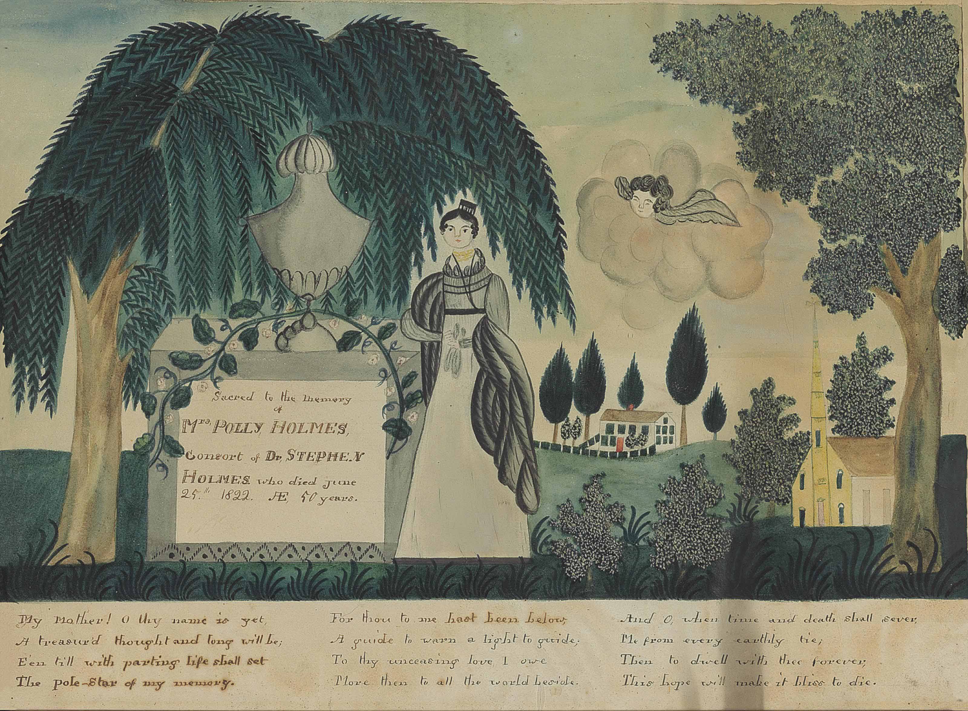 Attributed to Eunice Pinney (1770-1849)
