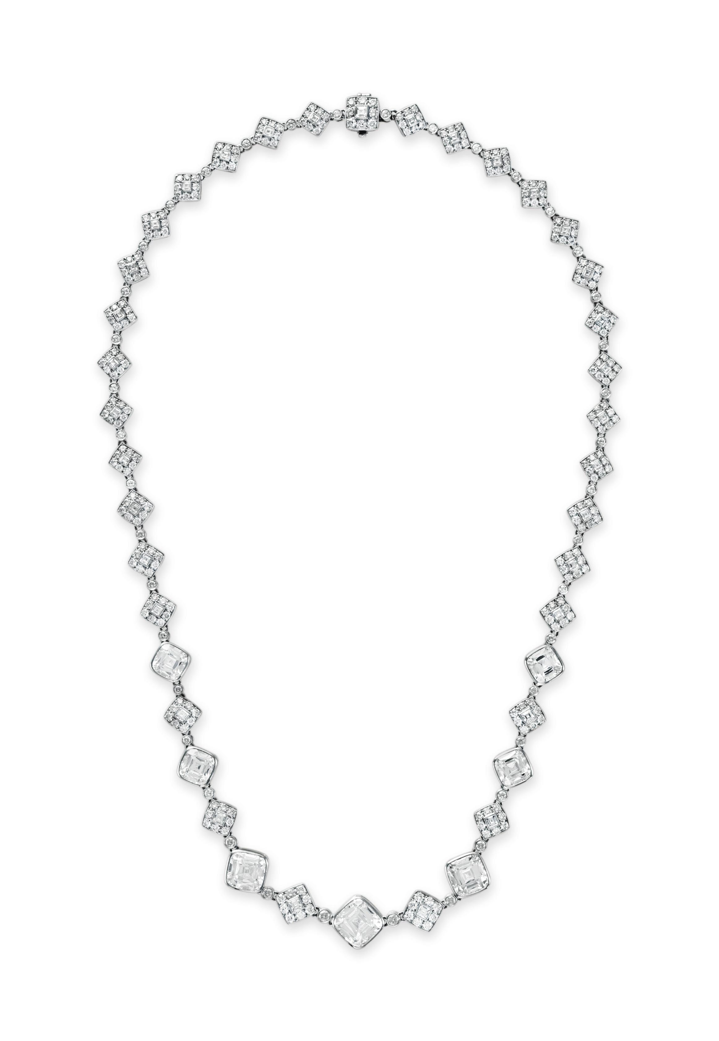 A DIAMOND "LEGACY" NECKLACE, BY TIFFANY & CO.