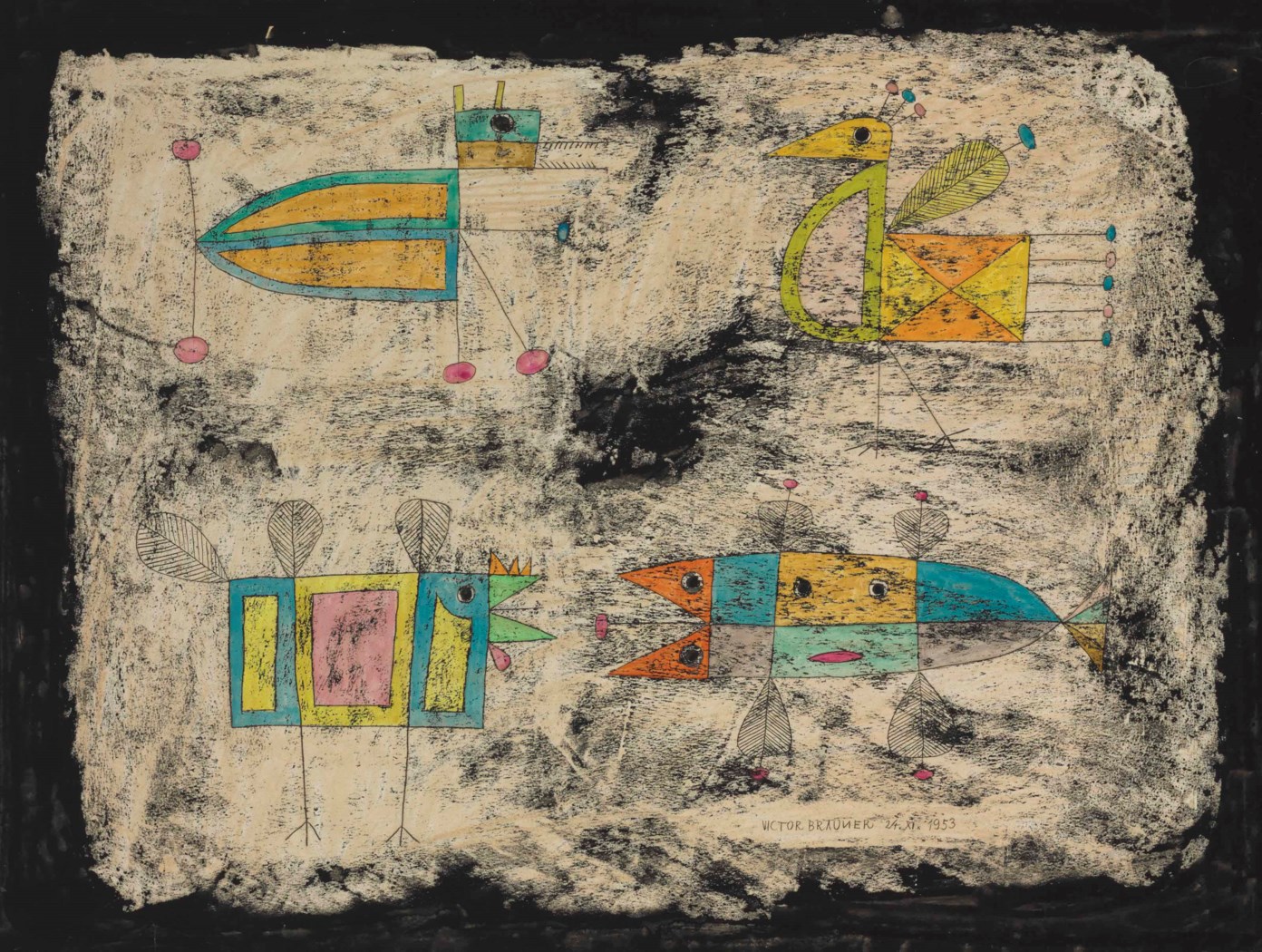 Victor Brauner (1903-1966), Composition (Sans titre) | Christie's