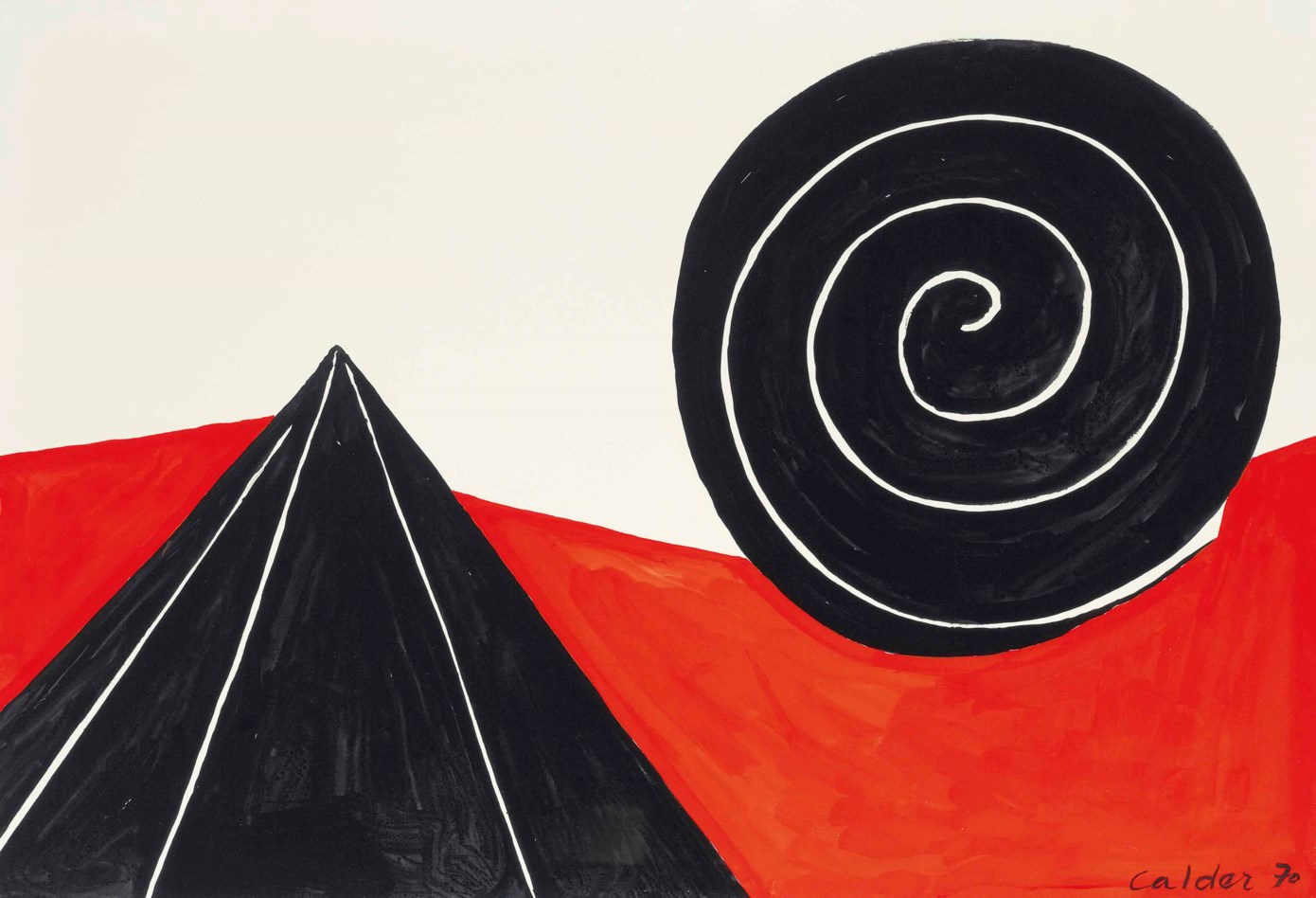 Alexander Calder (1898-1976), Pyramid and Spiral | Christie's