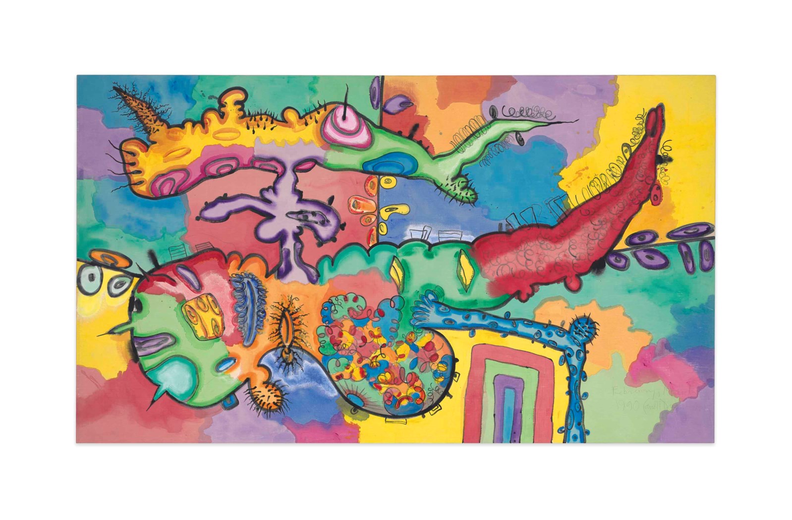 Carroll Dunham (b. 1949), Shape with Entrance | Christie's