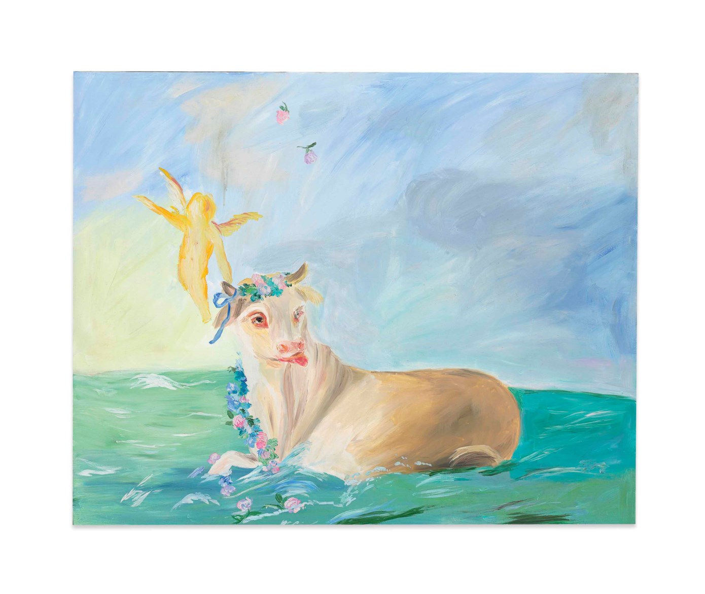 Karen Kilimnik (b. 1955), Swimming in the Atlantic at Dawn | Christie's