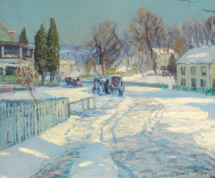 Edward Willis Redfield (1869-1965), The Village Store | Christie's