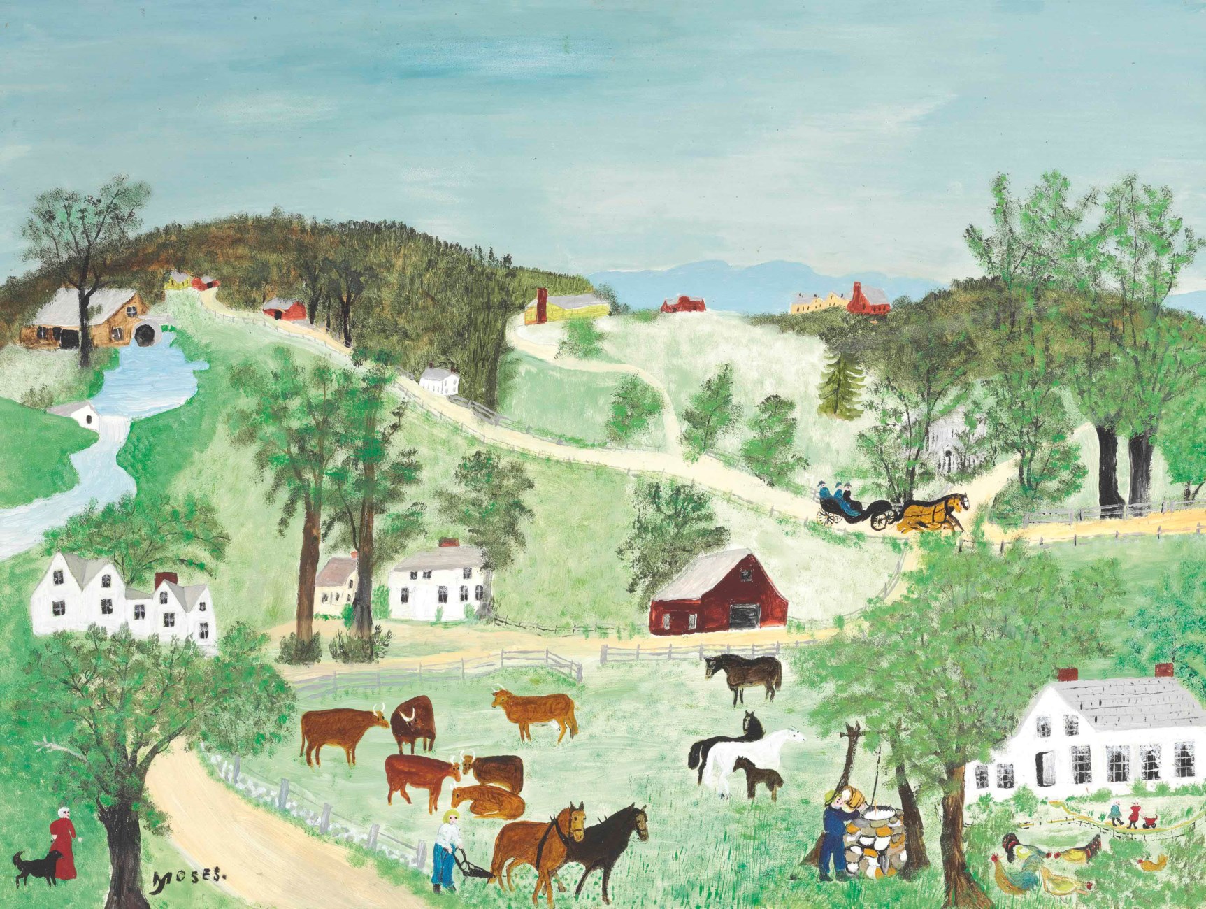 Anna Mary Robertson 'Grandma' Moses (1860-1961)