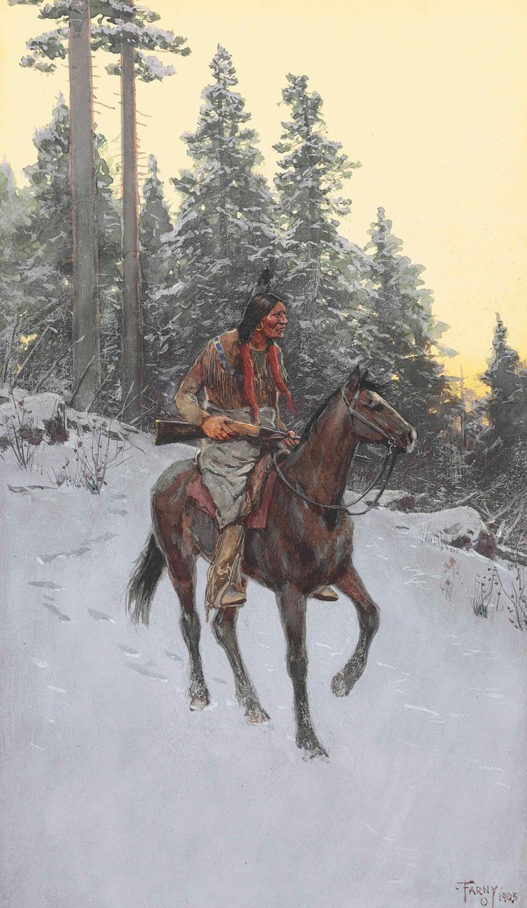 Henry F. Farny (1847-1916), On the Trail | Christie's