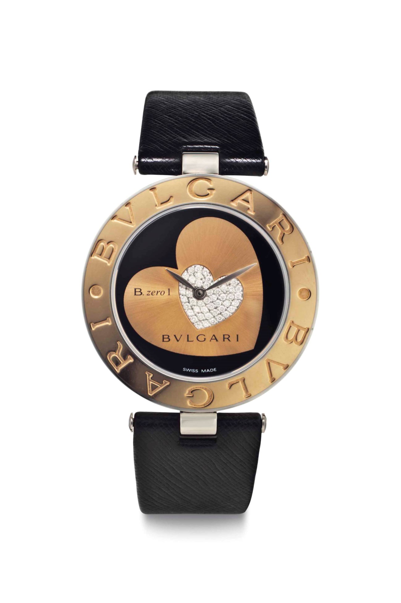 Bulgari. An 18k Gold Two-Tone and Diamond-Set Wristwatch, SIGNED ...