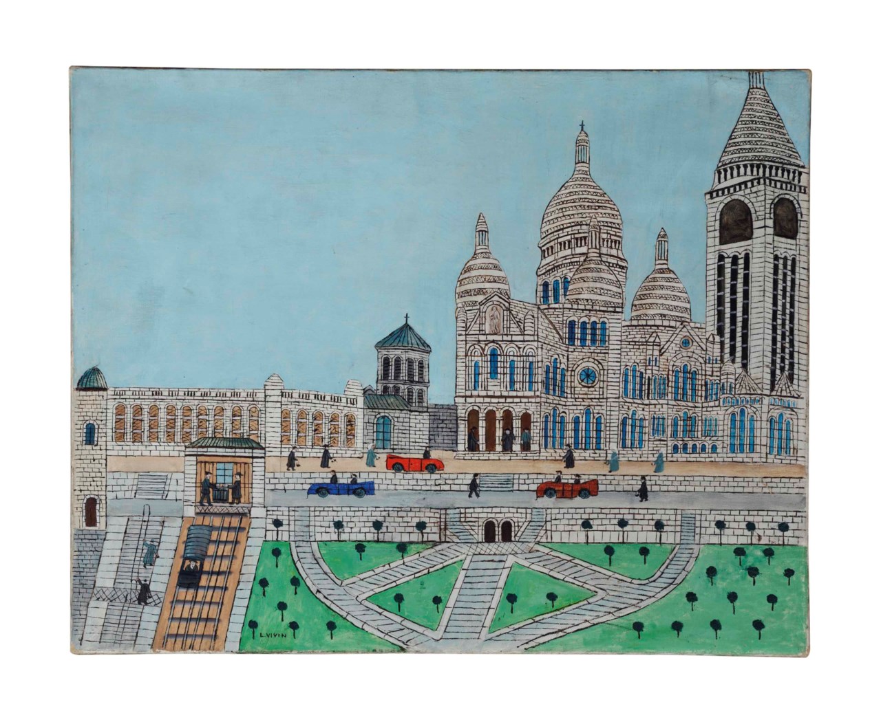 Louis Vivin (French, 1861-1936), Vue de Sacre Coeur | Christie's